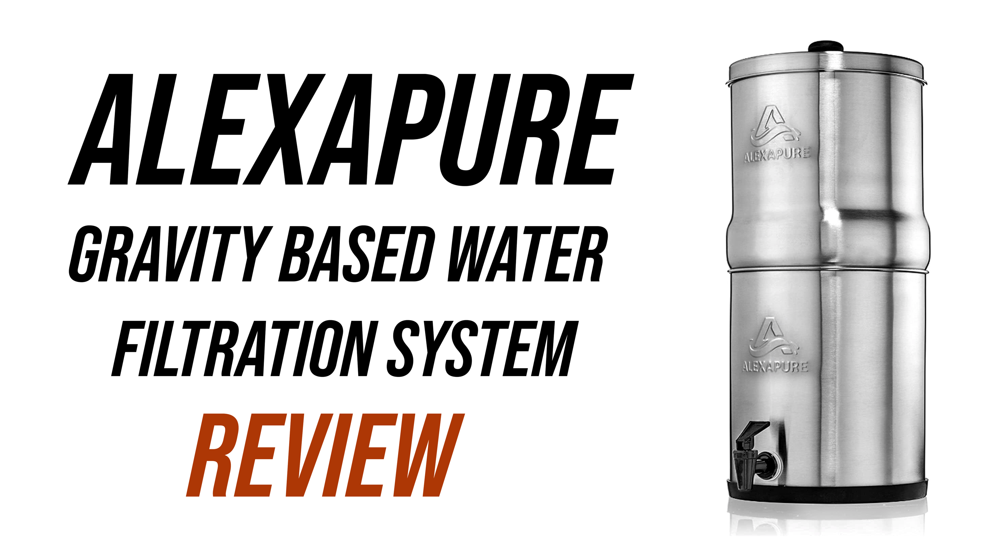 Watch ALEXAPURE Gravity Based Water Filtration System on Amazon Live