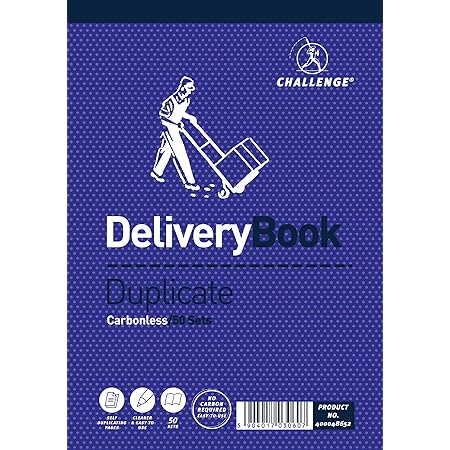Pukka Pad, NCR Duplicate Delivery Note Book 137 x 203mm Pack of 5 ...