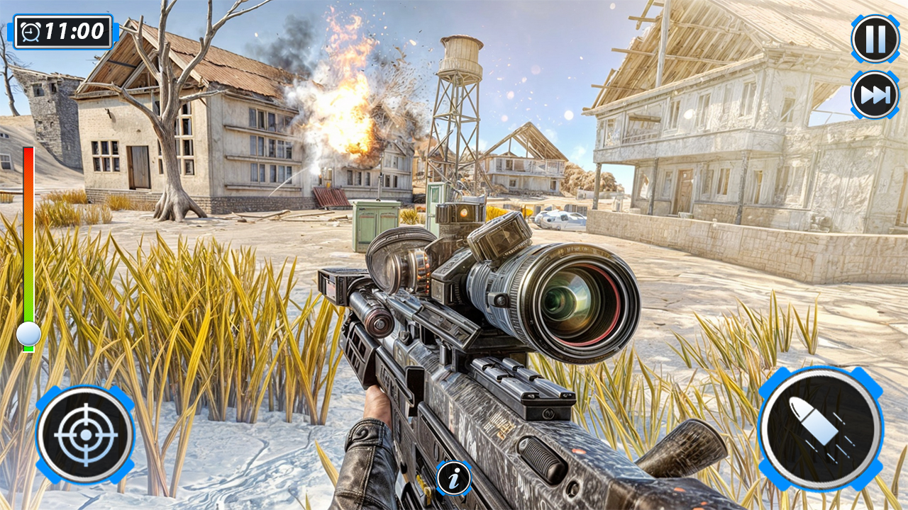 Real Sniper Shooting City War Offline Gun Game 3D - App on Amazon Appstore