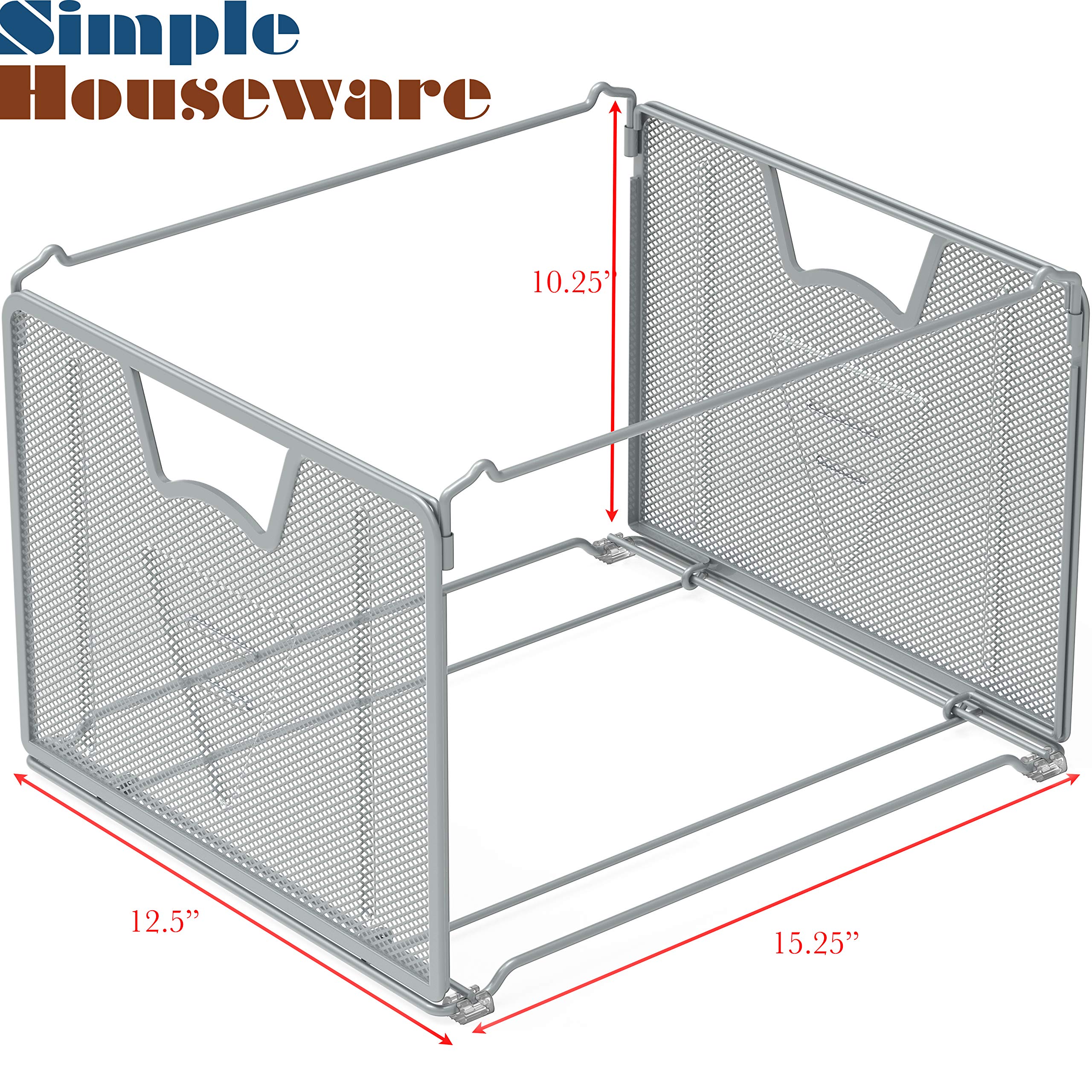 Snapklik.com : Simple Houseware Mesh Hanging File Organizer