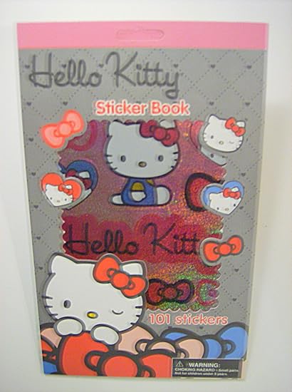 Amazon.com: Hello Kitty - Sticker Book of 101 Stickers : Toys & Games