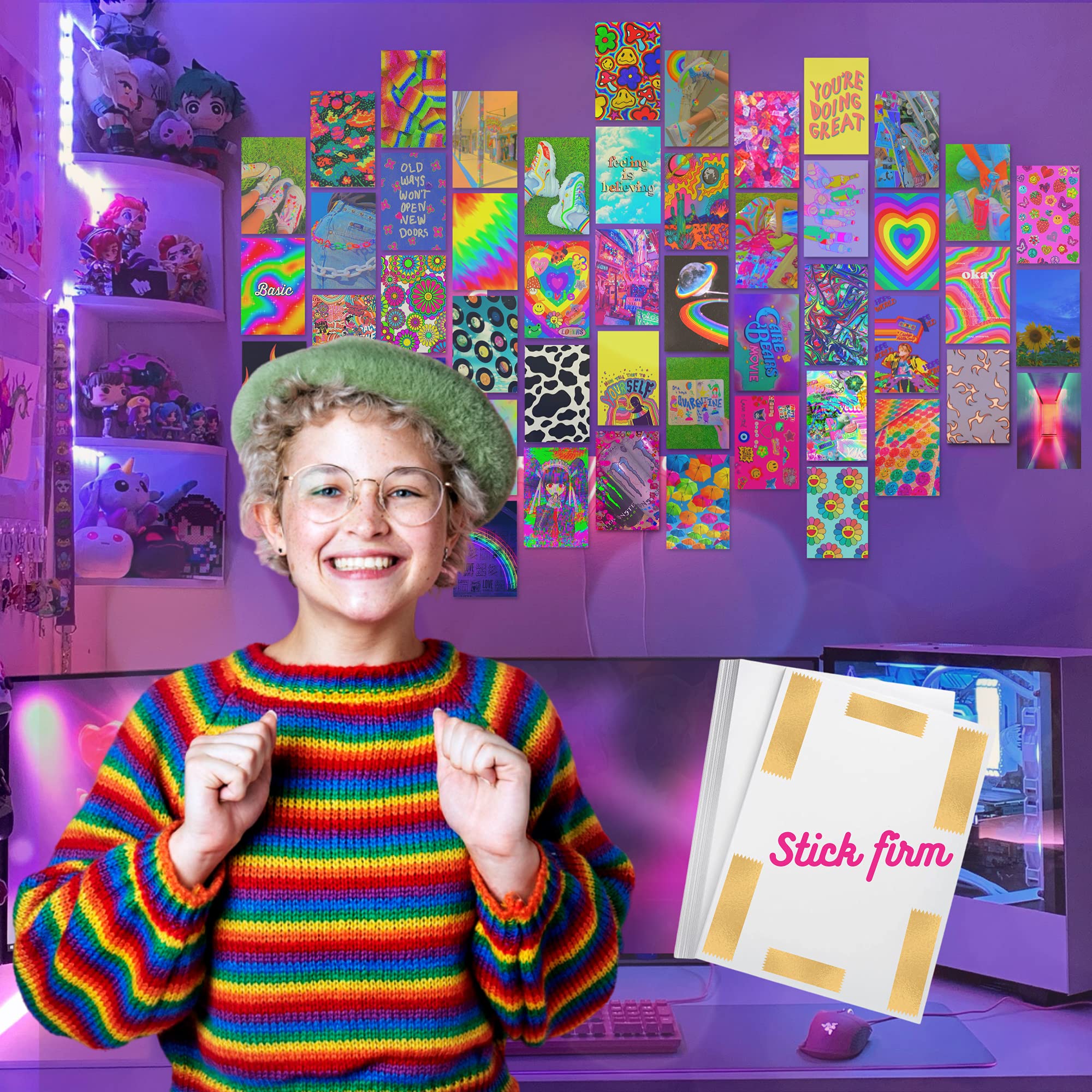 Indie Decor Wall Collage Kit Aesthetic Pictures, Indie Posters For ...