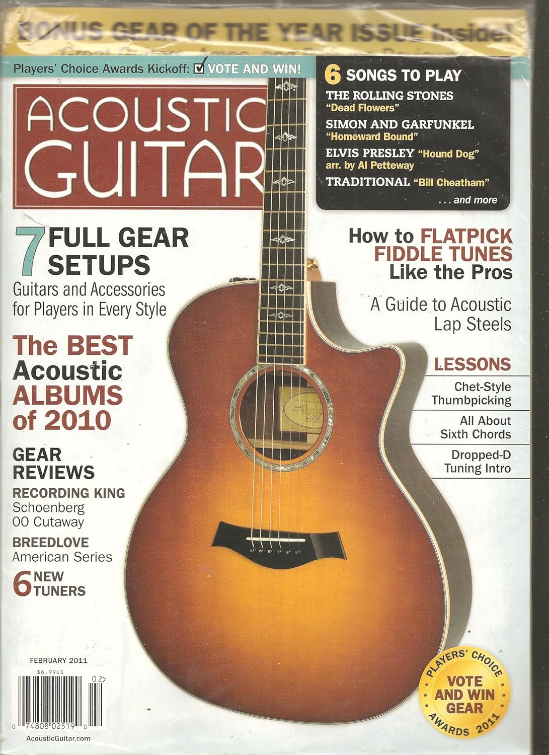 Acoustic Guitar Magazine (The best Acoustic albums of 2010, February ...