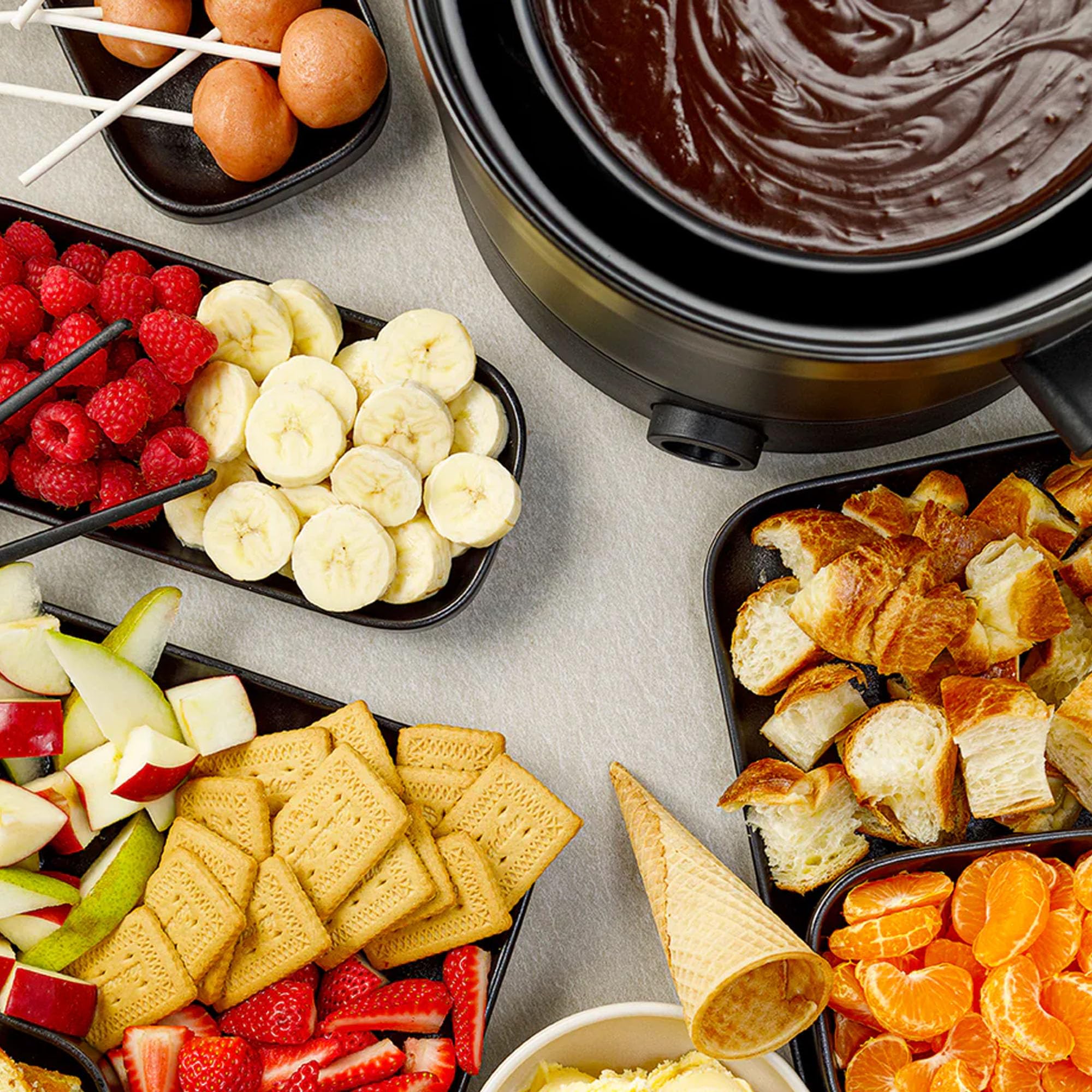 Snapklik.com : Evolution Electric Fondue Set, By Fondussimo Made For ...