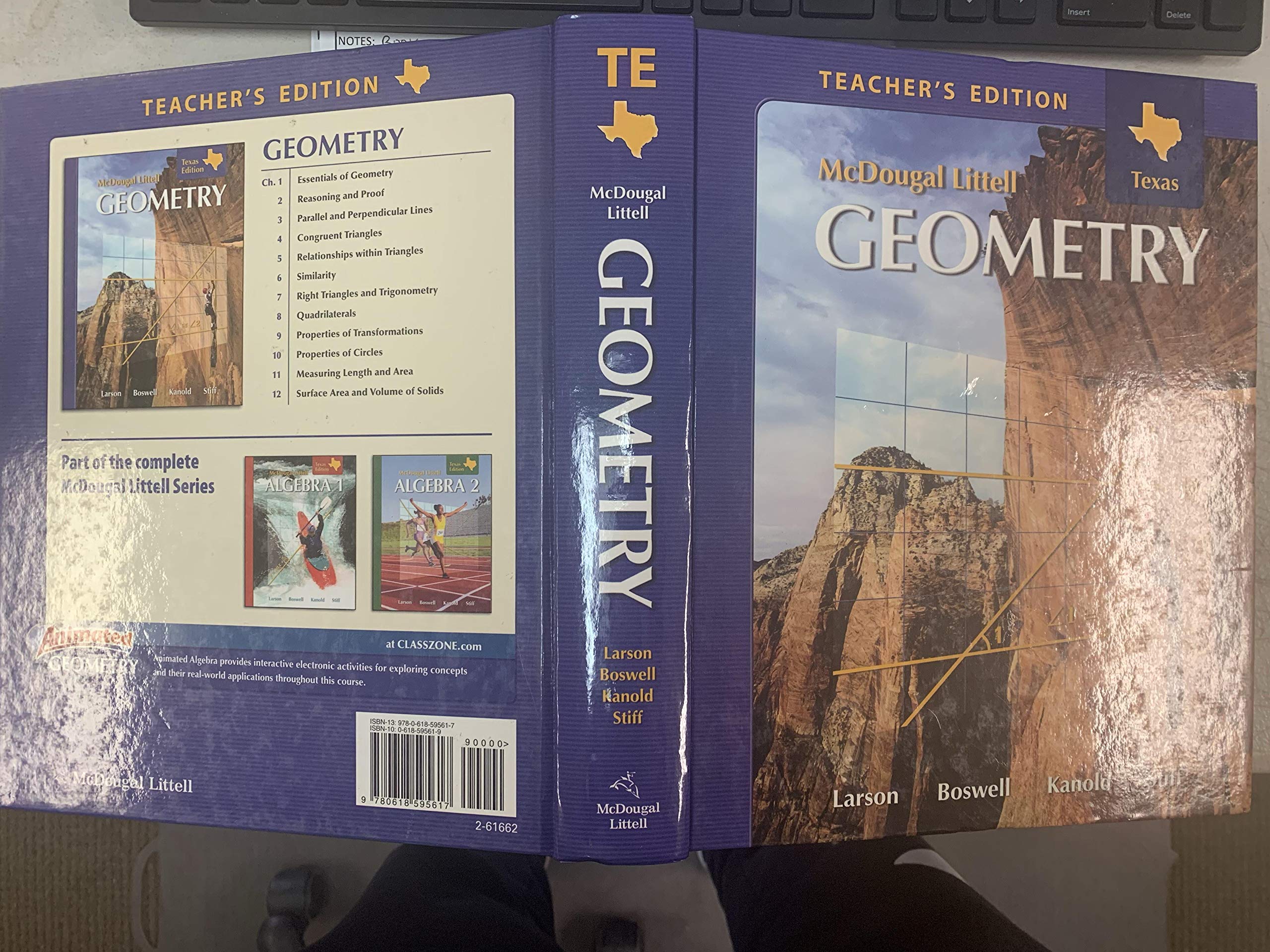 Amazon.com: McDougal Littell Geometry Teacher Edition, Texas Edition ...
