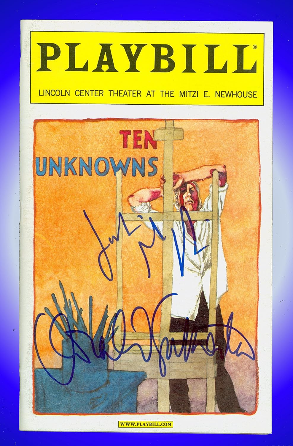 Ten Unknowns, Autographed Off-Broadway Playbill + Julianna Margulies ...