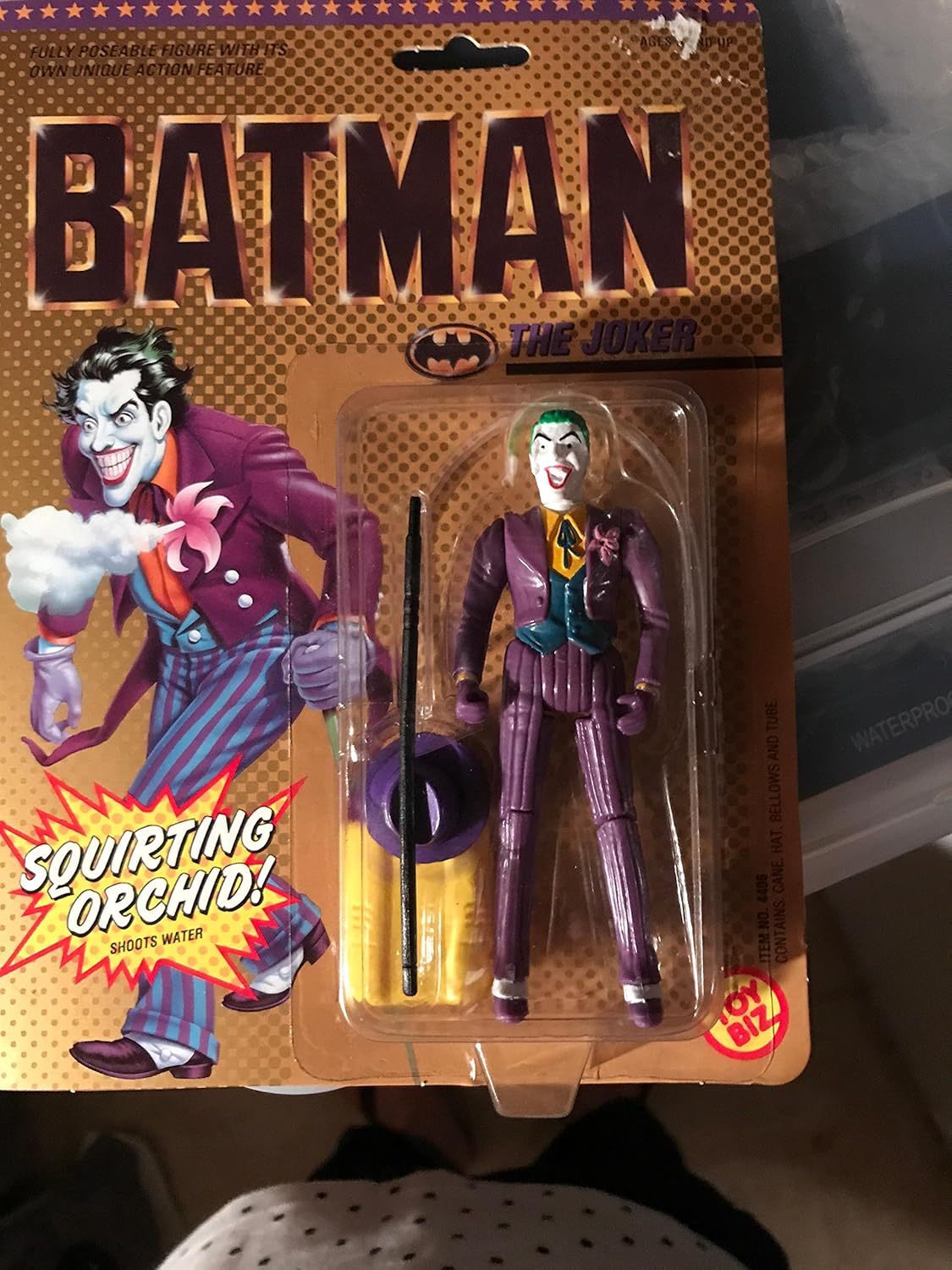 Toy Biz Batman (1989 Movie) The Joker (Squirting Orchid) Action Figure ...