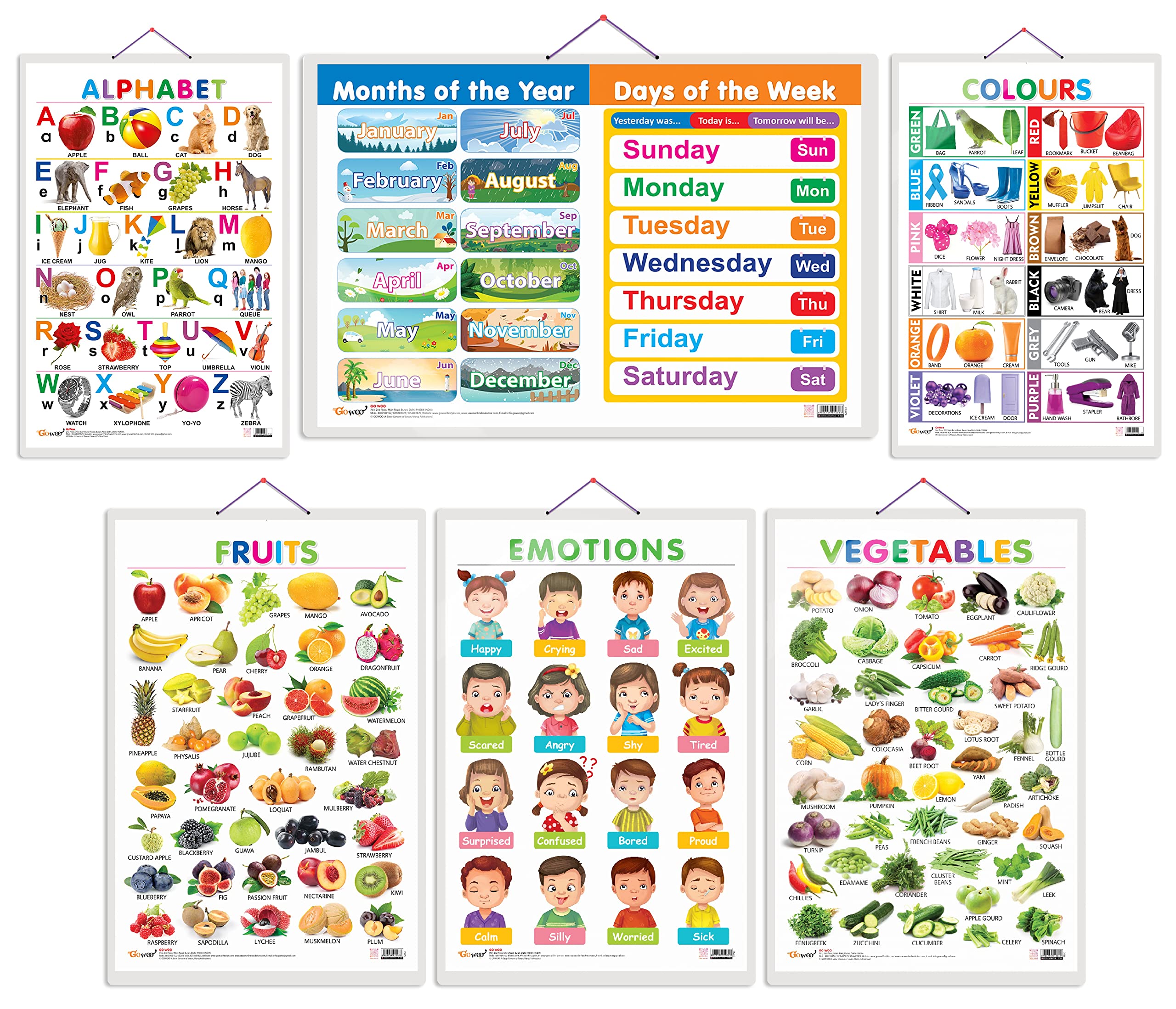 Fruits And Vegetables Alphabet Chart QS Toy High Quality English Music