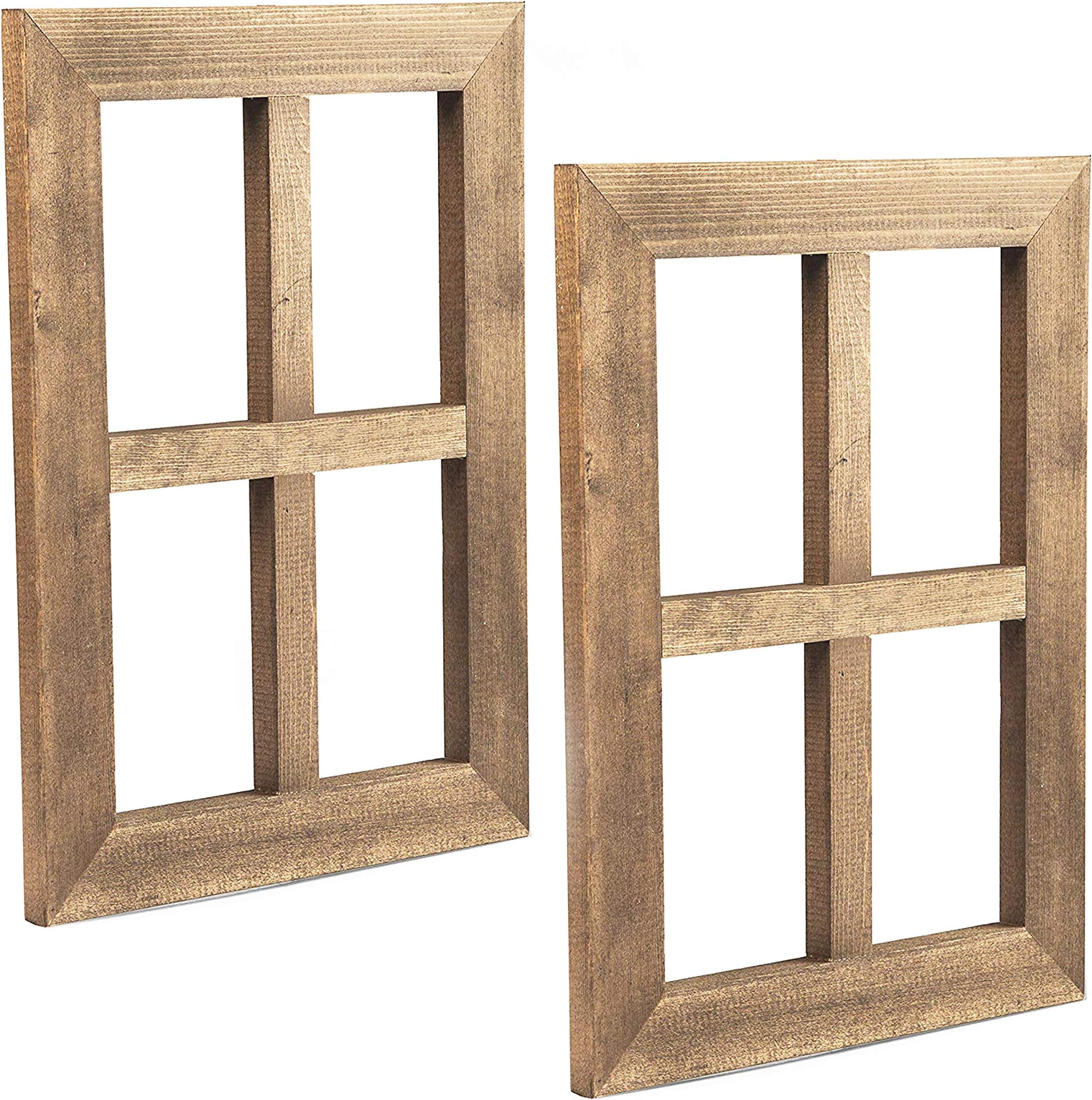 Amazon.com: RHF 4 Pane Rustic Window Frame Wall Decor,Antique Window ...