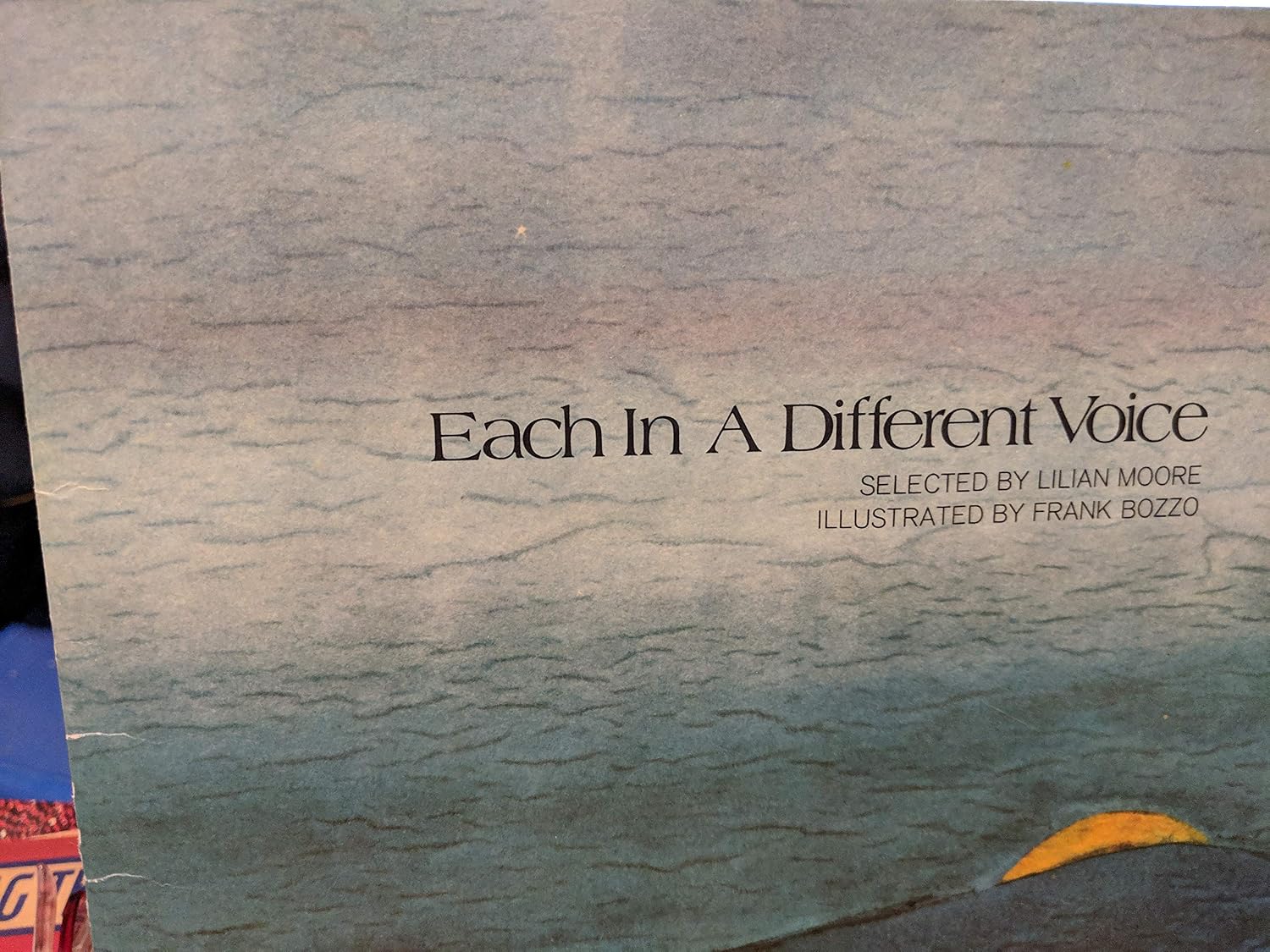 Each in a Different Voice: Moore, Lilian (sel): Amazon.com: Books