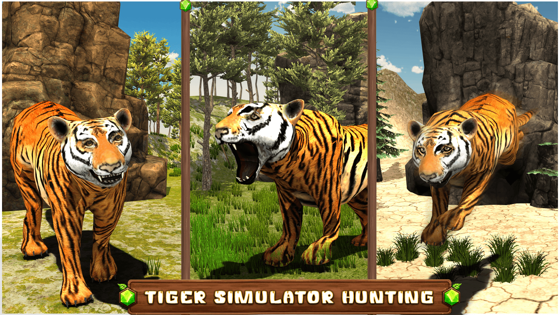 Tiger Simulator 2024 - Animal Hunting Games:Amazon.de:Appstore for Android