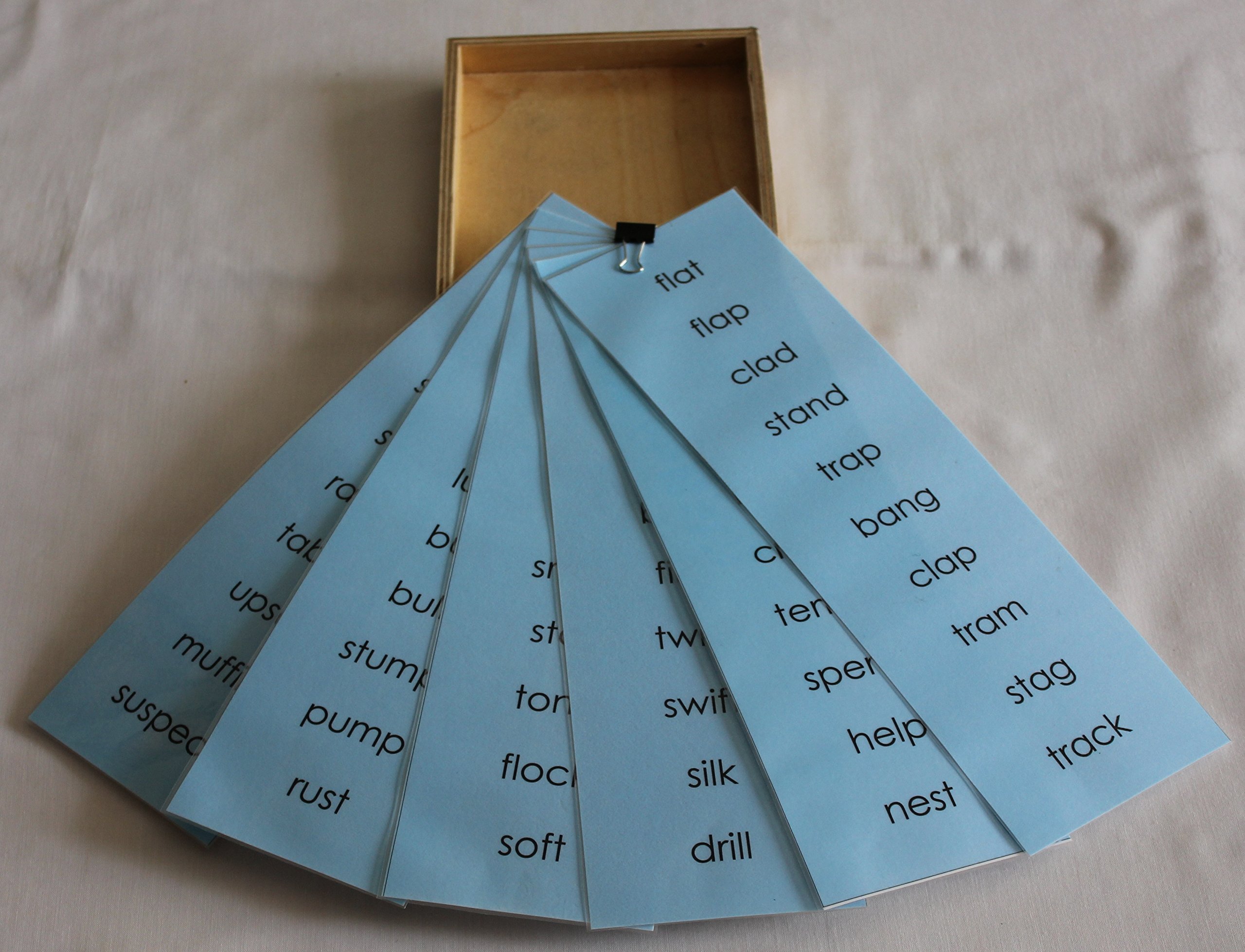Buy JNANAMUDRA-Montessori-Language-Blue WORDLISTS (Wooden Box with 6 ...