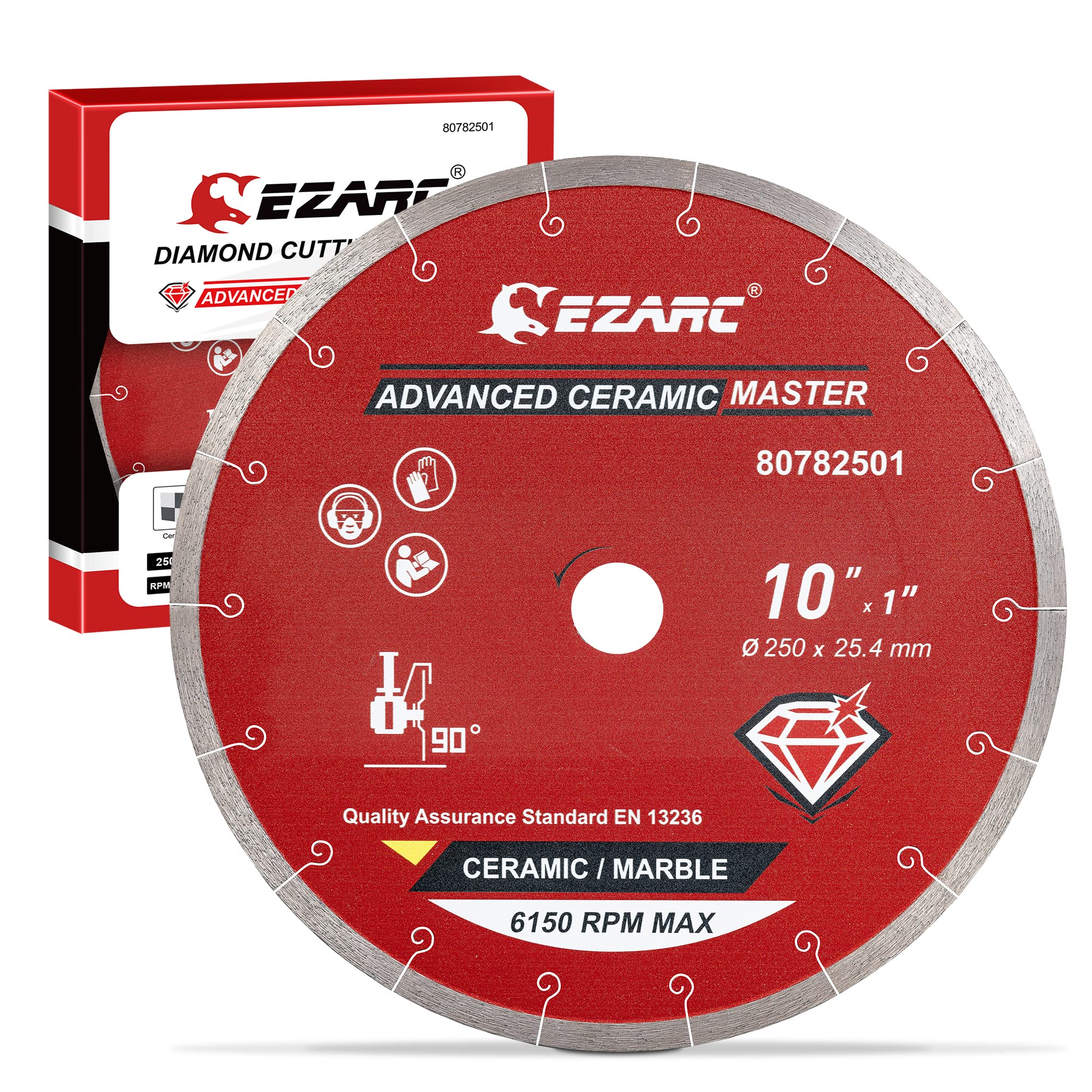 Snapklik.com : EZARC 10 Inch Diamond Saw Blade, Advanced Ceramic ...