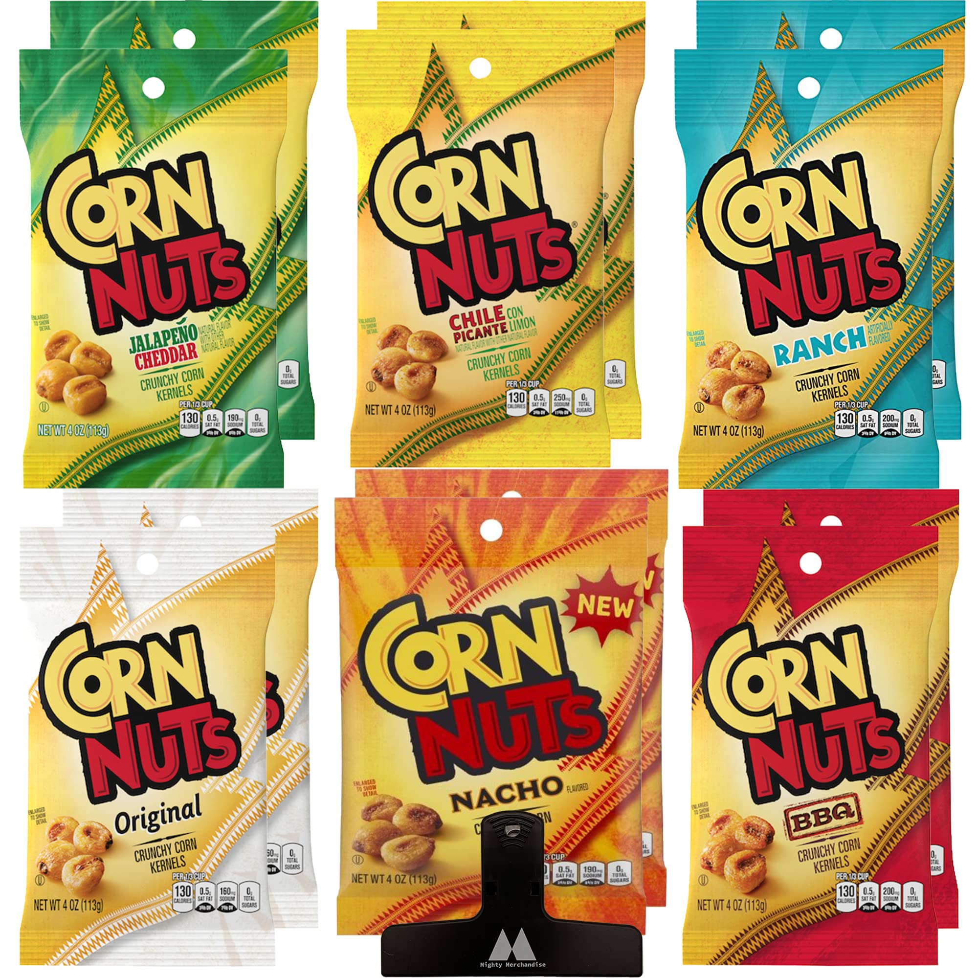 Buy Corn Nuts All Flavor Bulk Variety Pack - 12 Pack - 4 Ounces Each ...