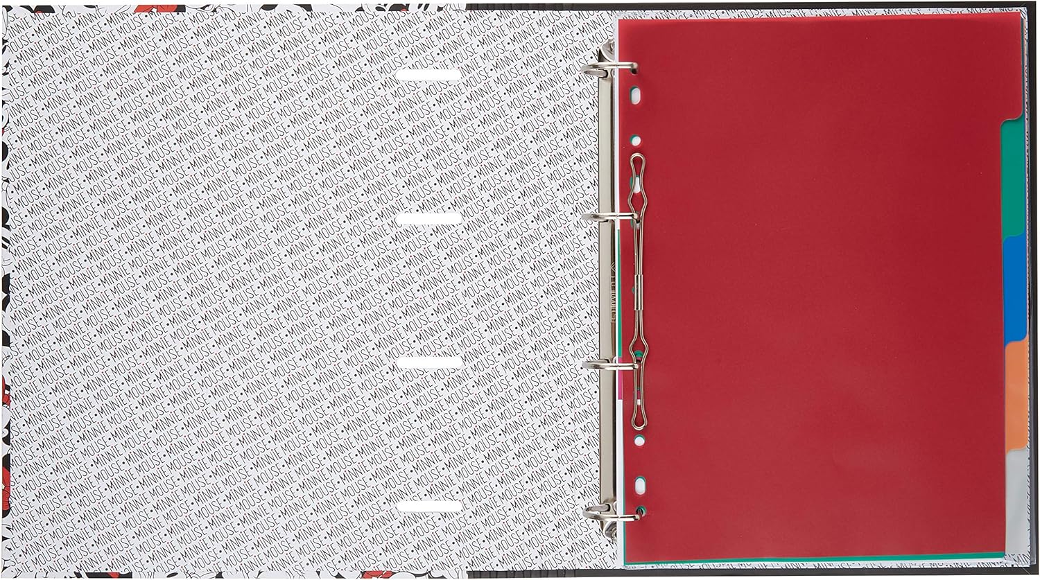 Official Disney Minnie 4 Ring Binder – Premium A4 Folder Ring Binder ...