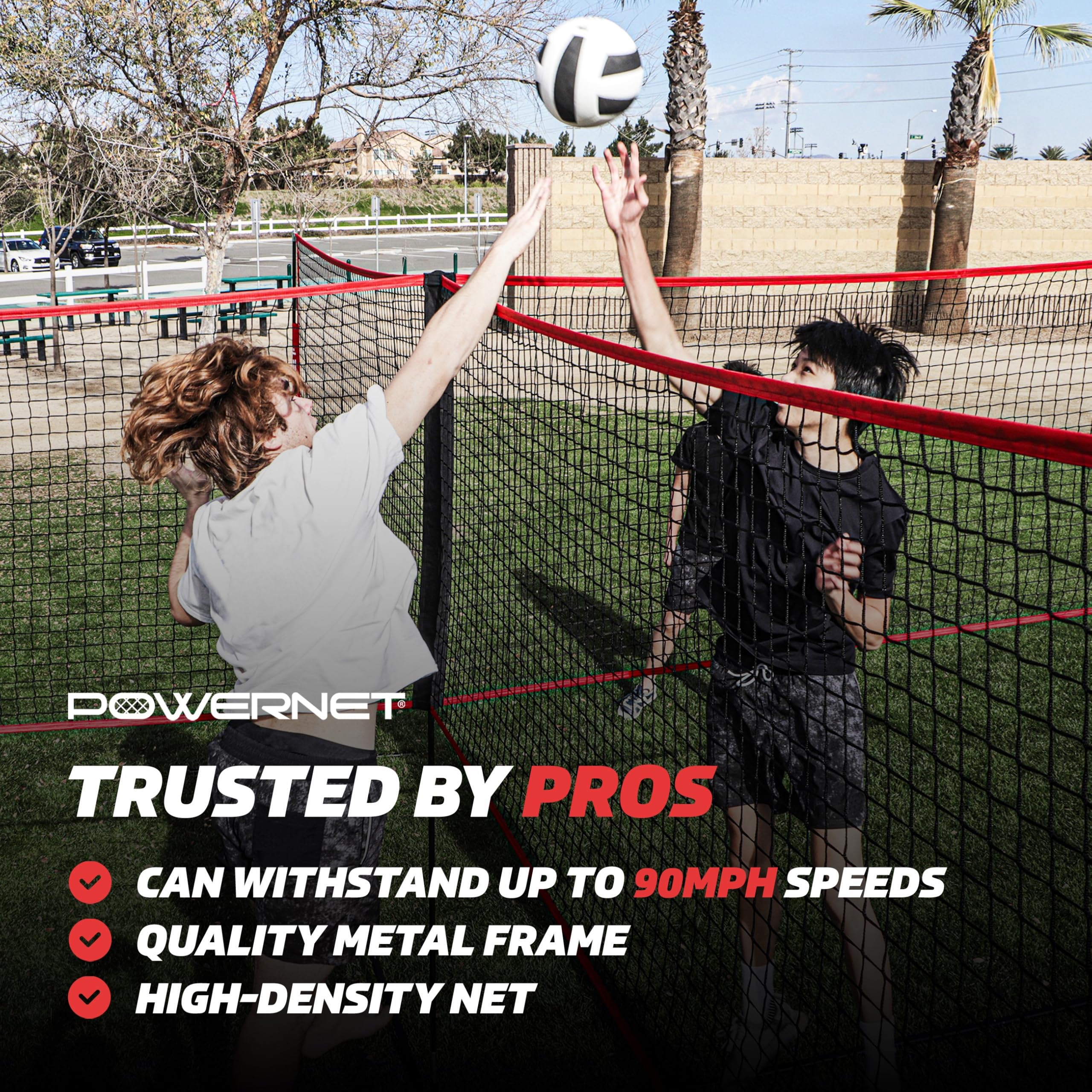 Snapklik.com : PowerNet Four Square Volleyball Net, 4-Sided Outdoor ...