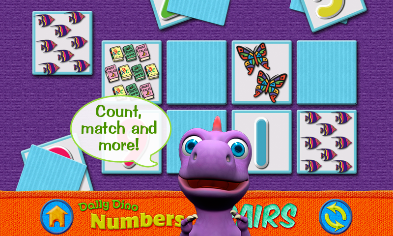 Numbers with Dally Dino - Preschool Kids Learn Counting with Flashcards, I Spy, Sort It, Match ...