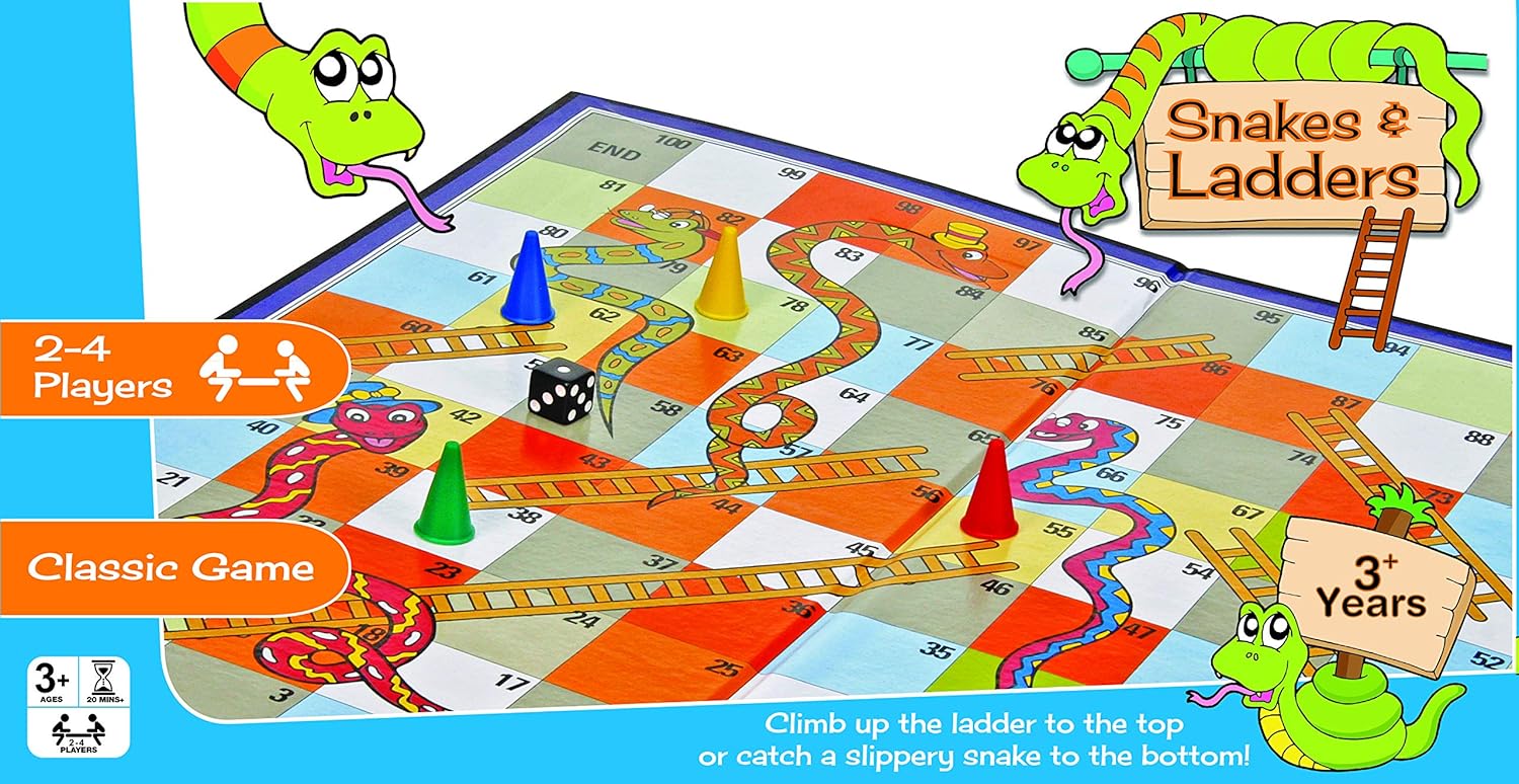 Funskool Games Snakes and Ladders Board Game – BigaMart