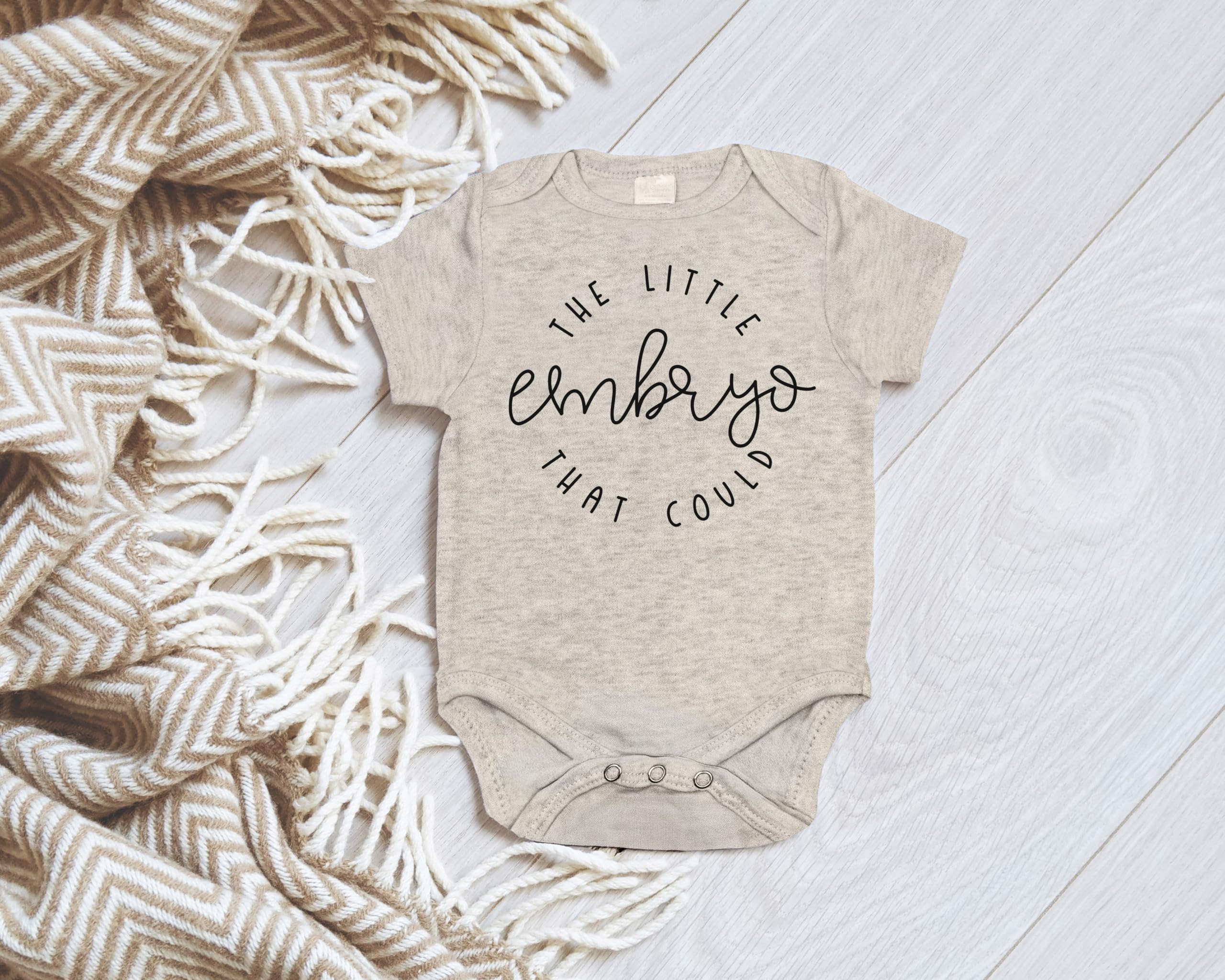 Snapklik.com : IVF Pregnancy Announcement Infant Bodysuit For ...