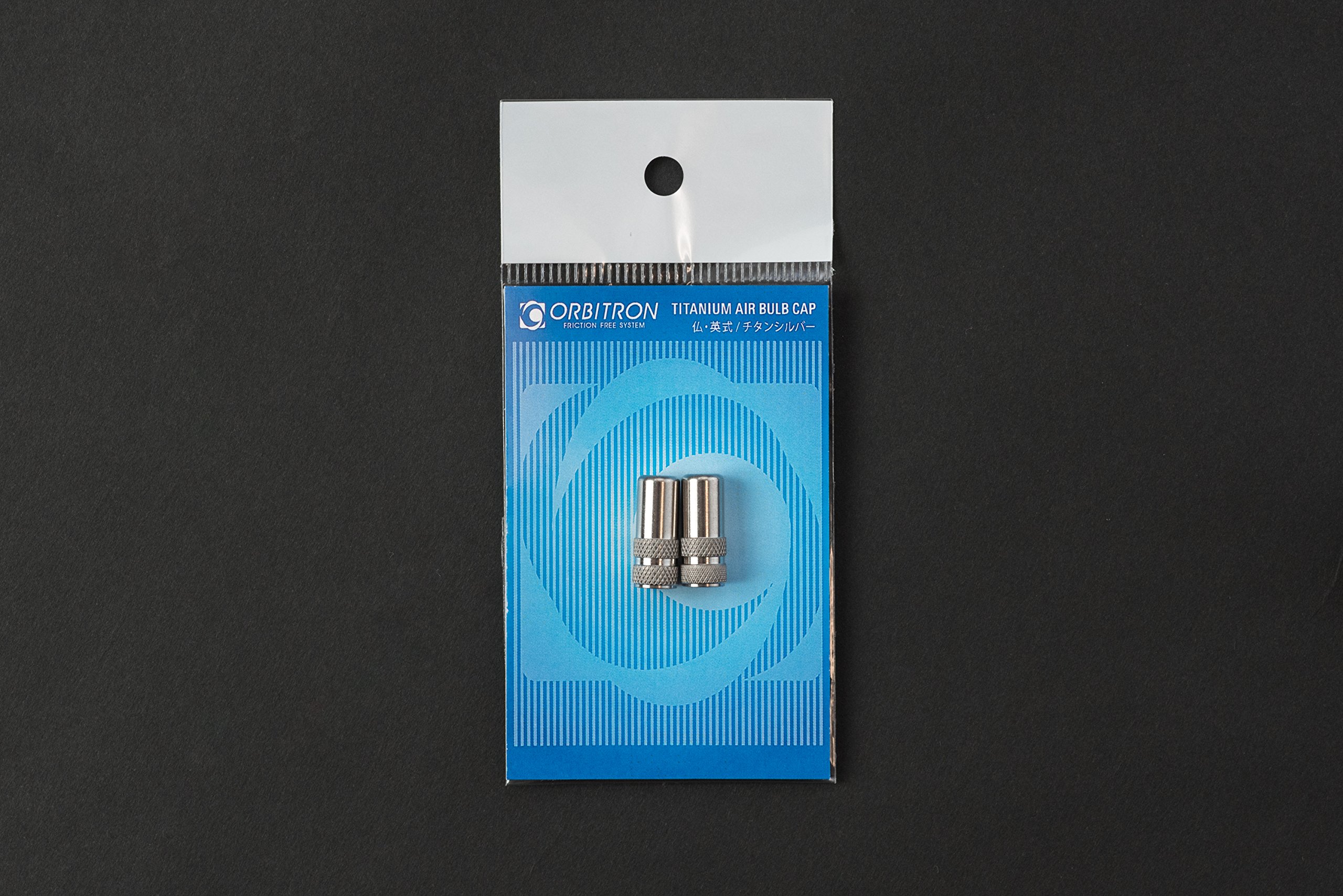 Amazon.co.jp: オービトロン チタンエアバルブキャップ チタンシルバー