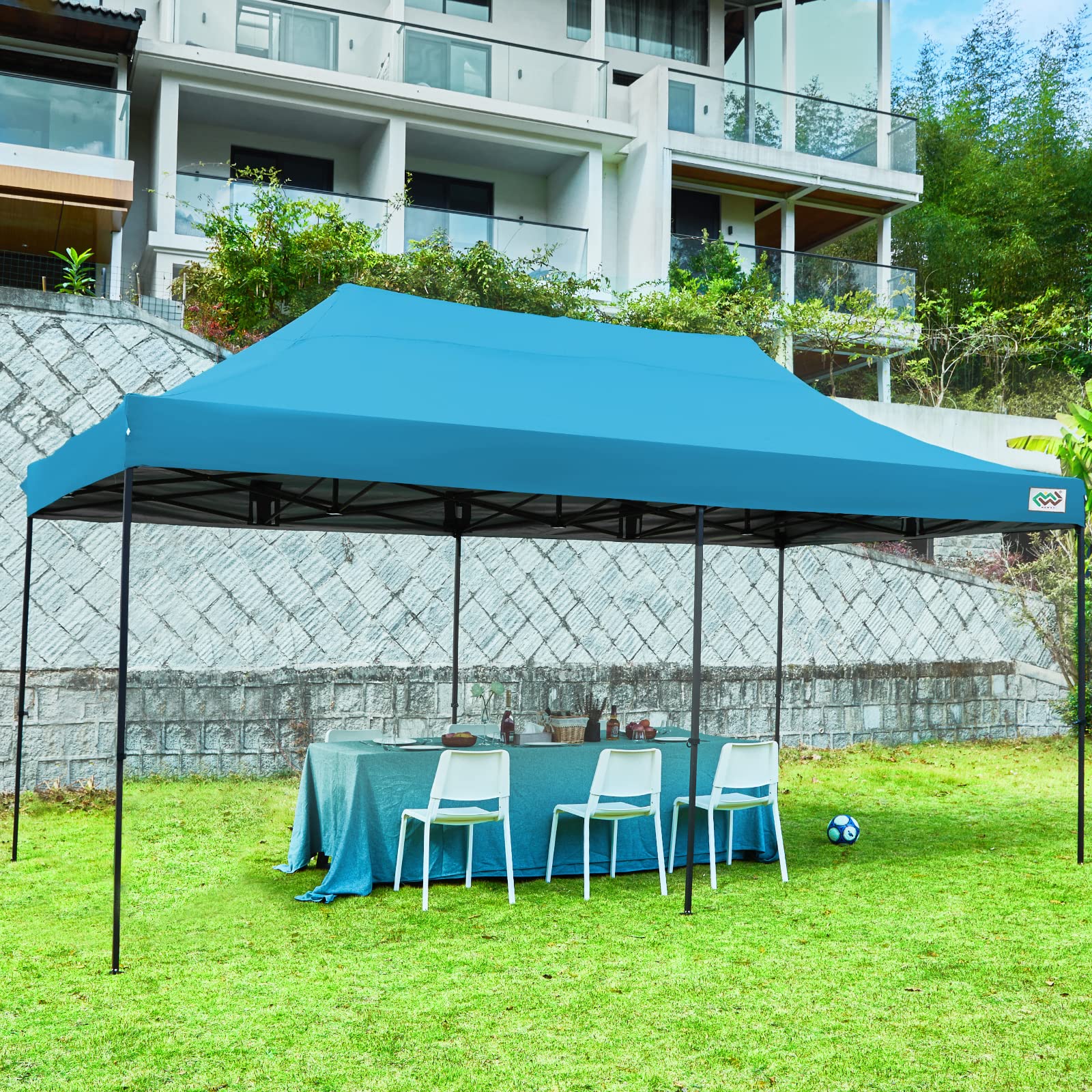 MEWAY Upgraded Pop Up Canopy Tent 10x20FT, Heavy Duty Outdoor Canopy ...