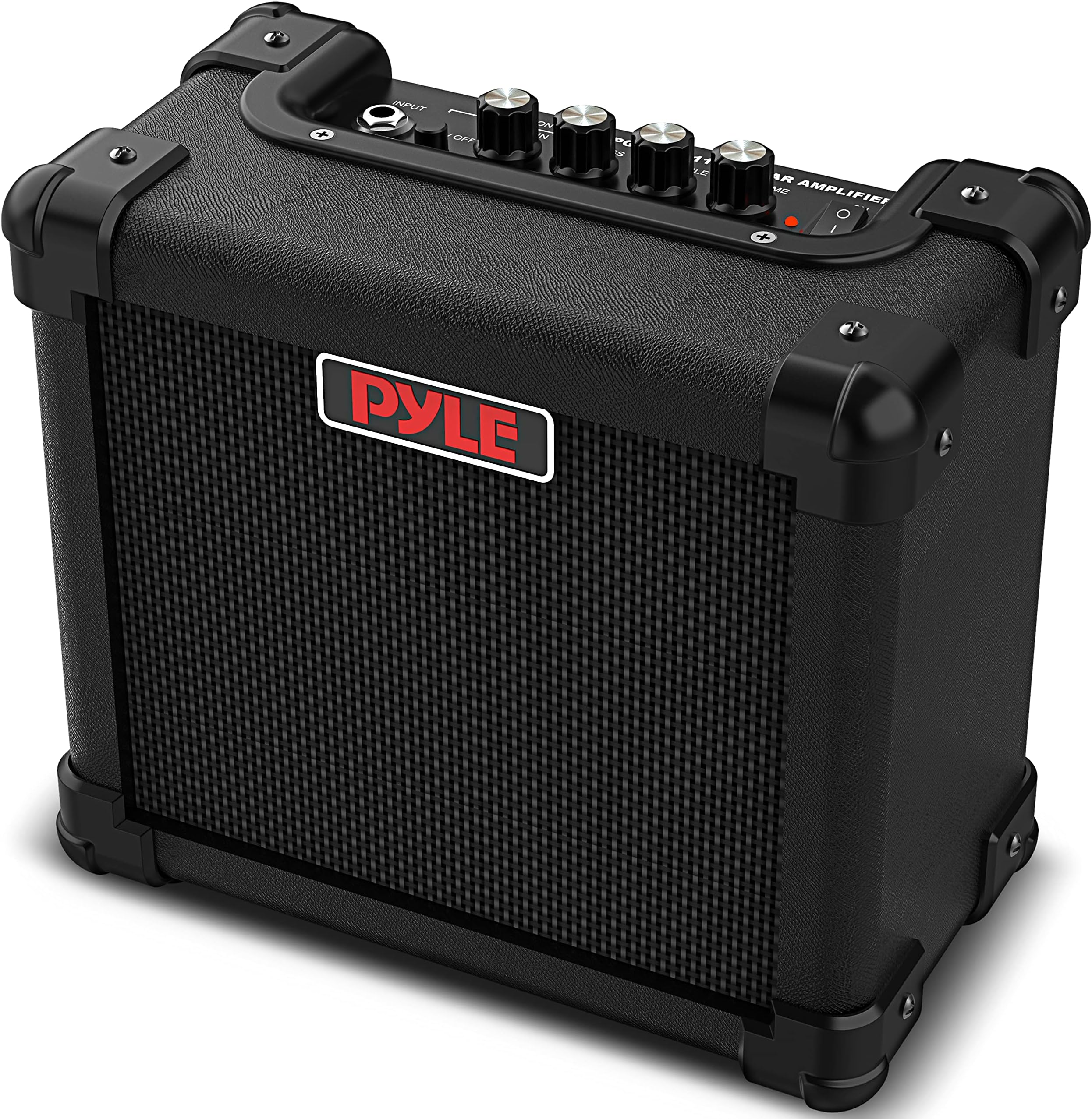 Amazon.com: Pyle Mini Electric Guitar Amp - Portable 10 Watt Instrument ...