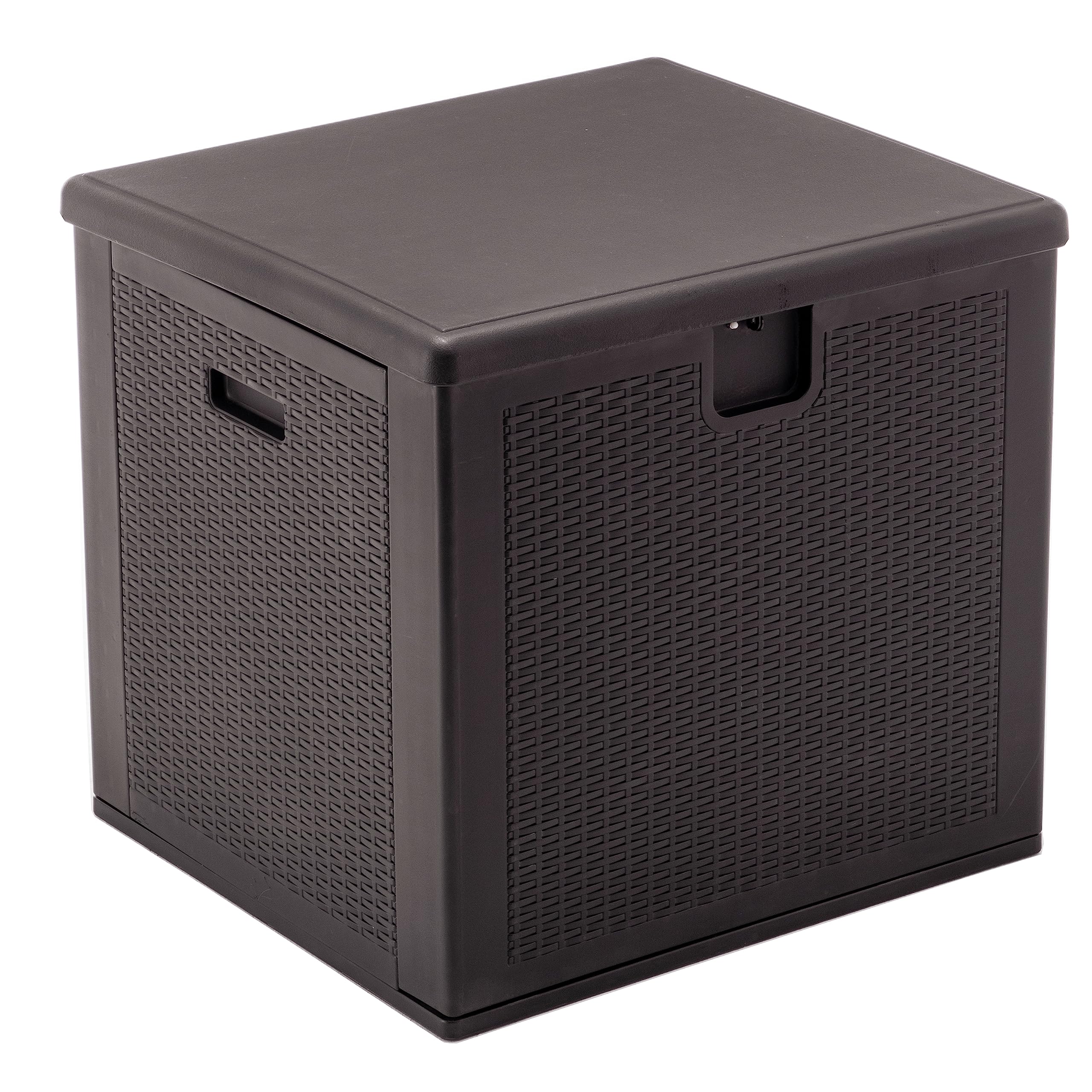 BTEXPERT 80 Gallon Large Resin Deck Box, Outdoor Storage Container for ...