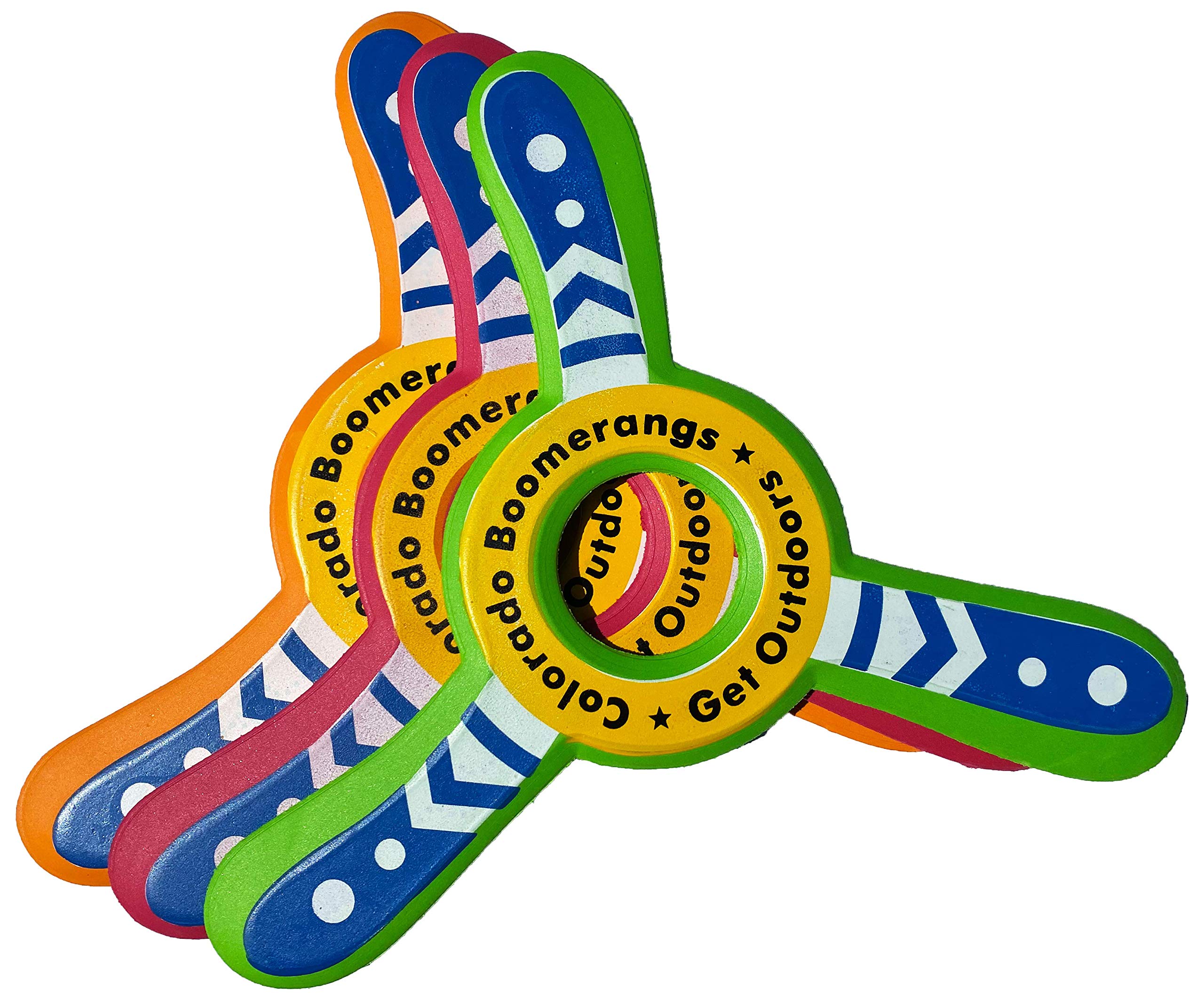 Snapklik.com : Bongo Boomerang - 3 Pack Foam Boomerangs For Kids