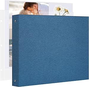 Amazon.com: Remowith Large Scrapbook Album with 30 Sheets Plastic ...