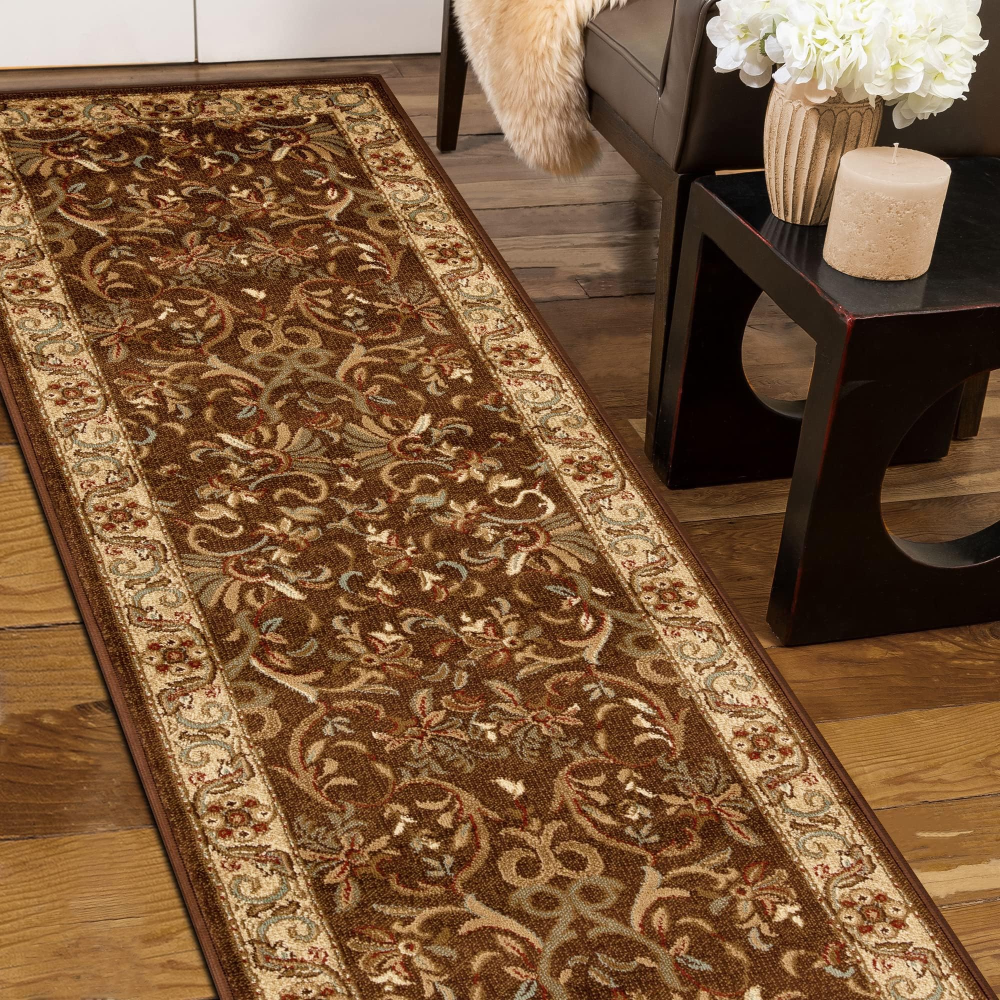 Amazon.com: Bellagio Traditional Area Rug Runner 2 Feet X 7 Feet 3 Inch ...