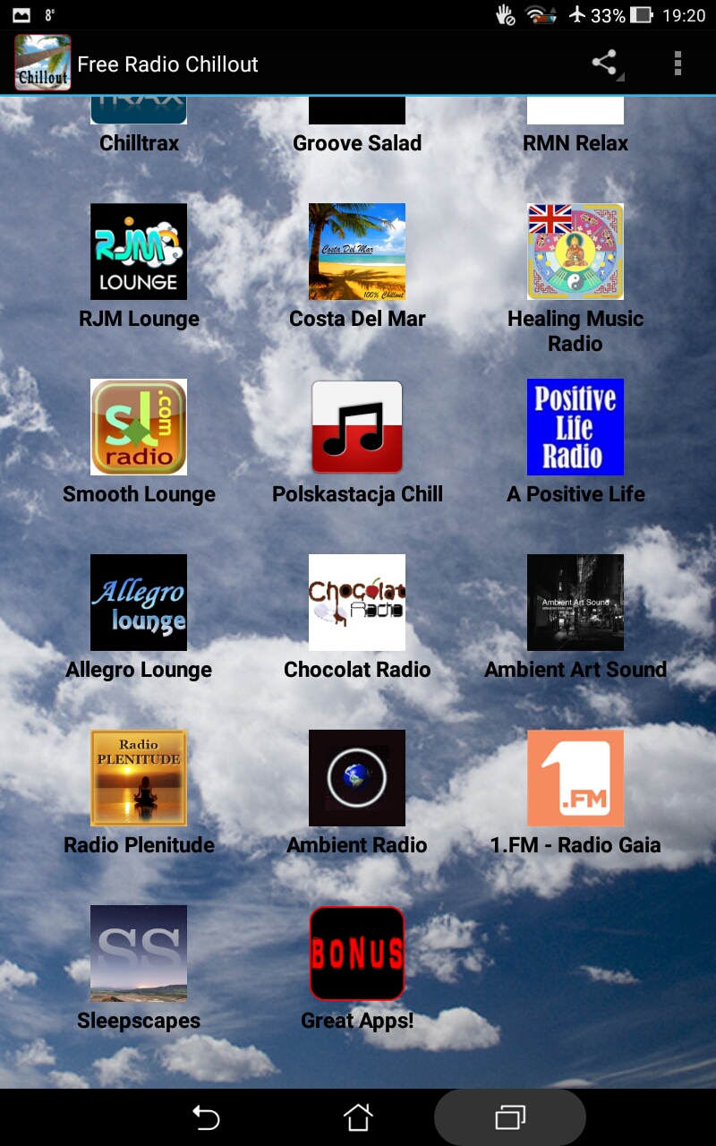Free Radio Chillout - App on Amazon Appstore