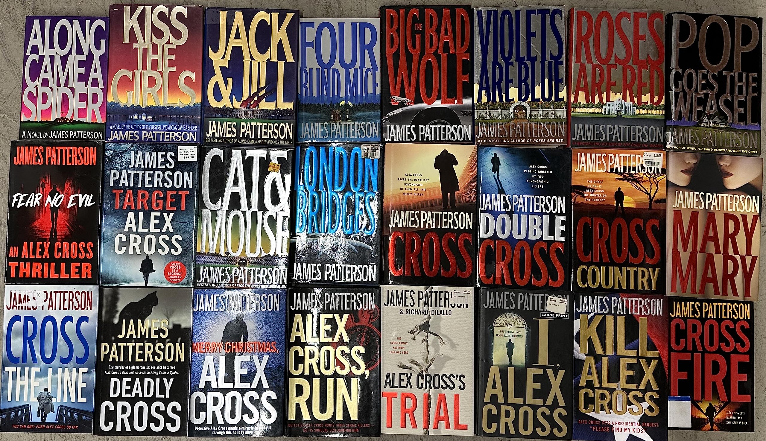 Complete Alex Cross Series Set Books 1-22 James Patterson: James ...