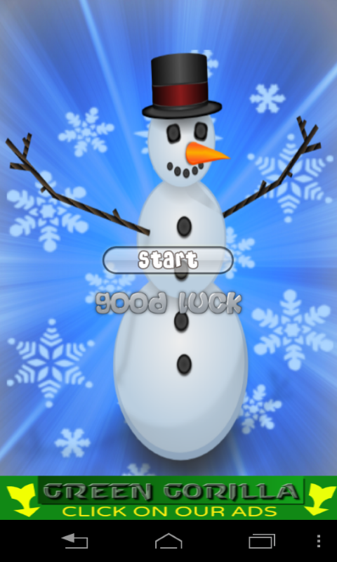 Snowman Blizzard Game - App on Amazon Appstore