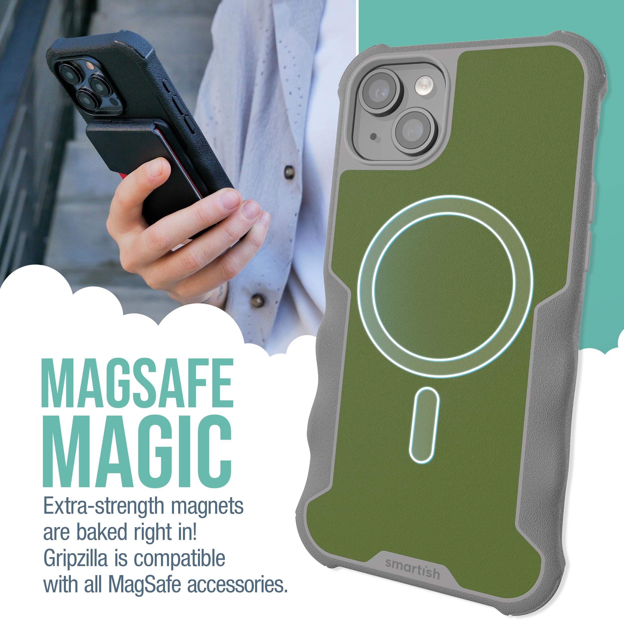 Snapklik.com : Smartish iPhone 15 Plus Protective Magnetic Case ...
