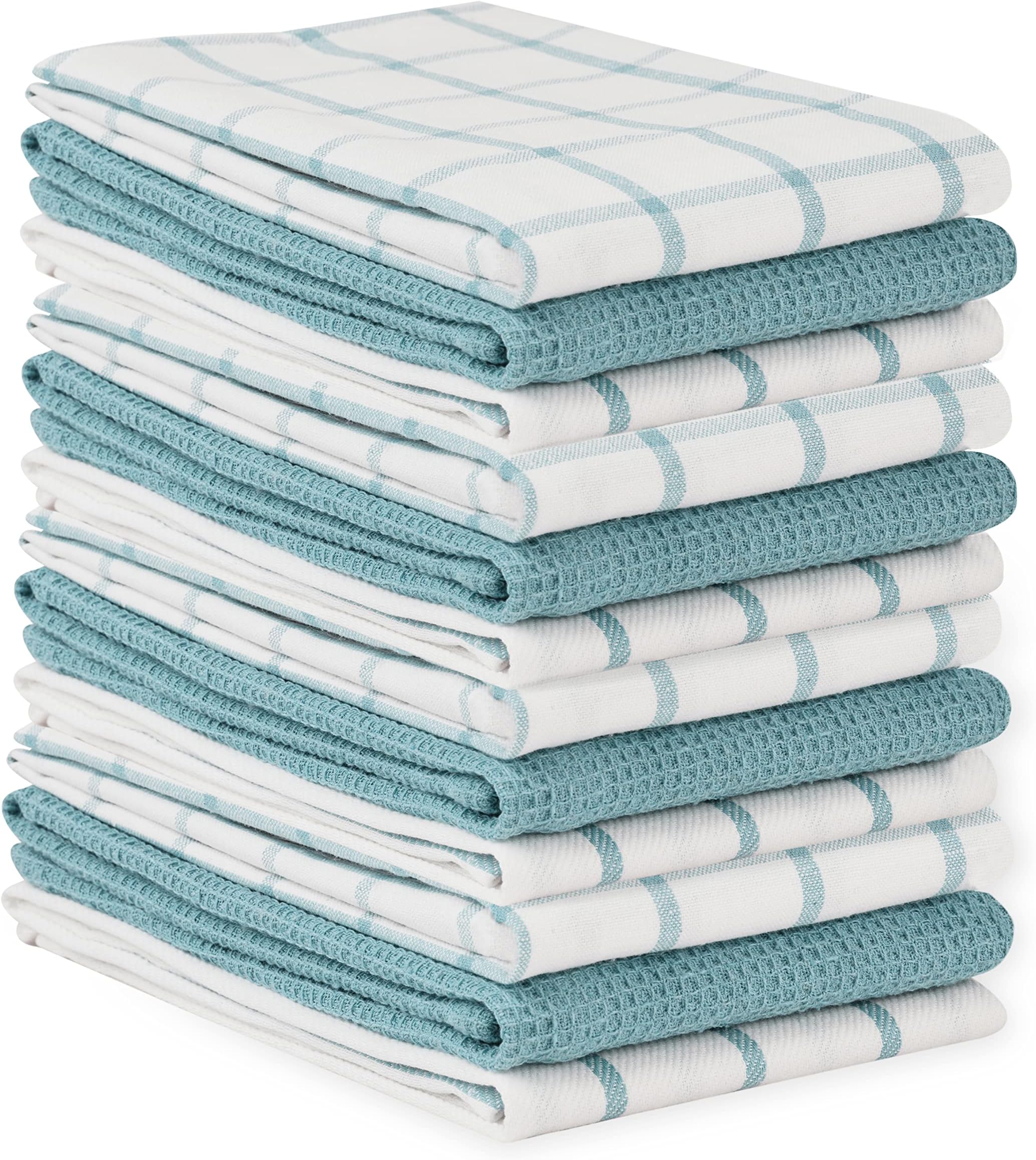 Amazon.com: KAF Home Soho Kitchen Dish Towel Set of 10 | 18 x 28 Inch ...
