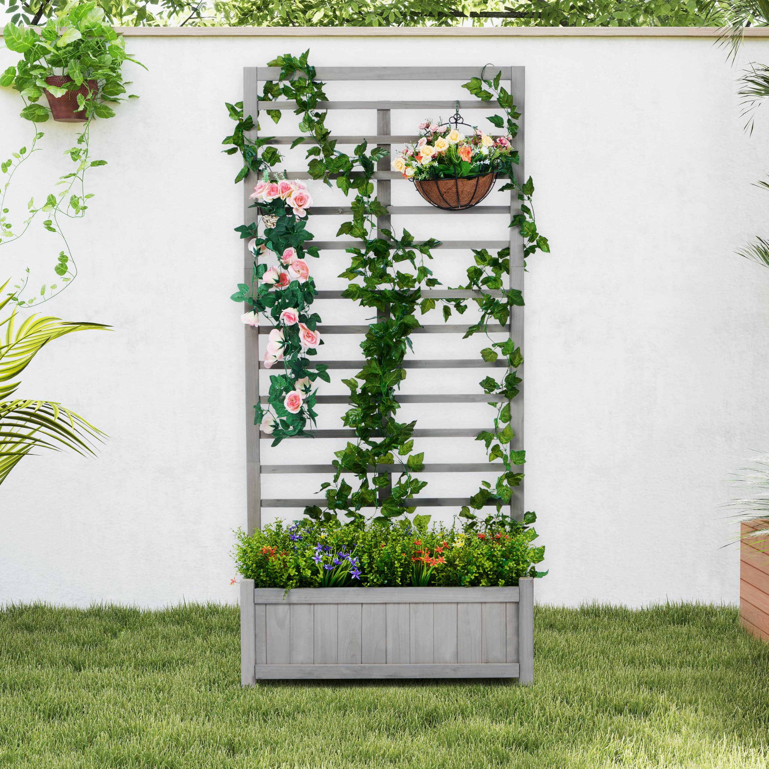 Book Planters And Raised Beds Trellis