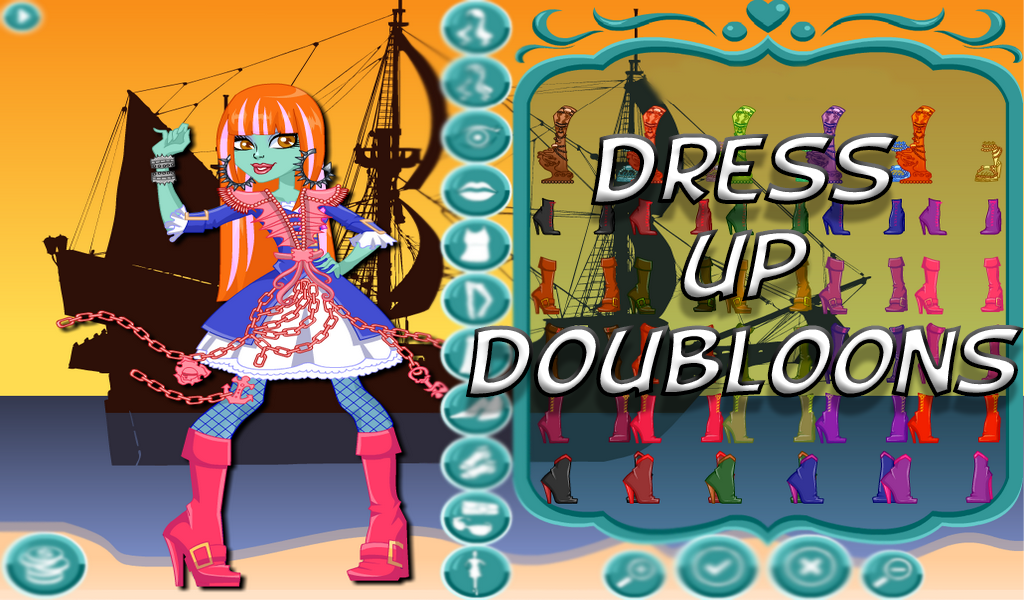 Dress up Doubloons monster - App on Amazon Appstore