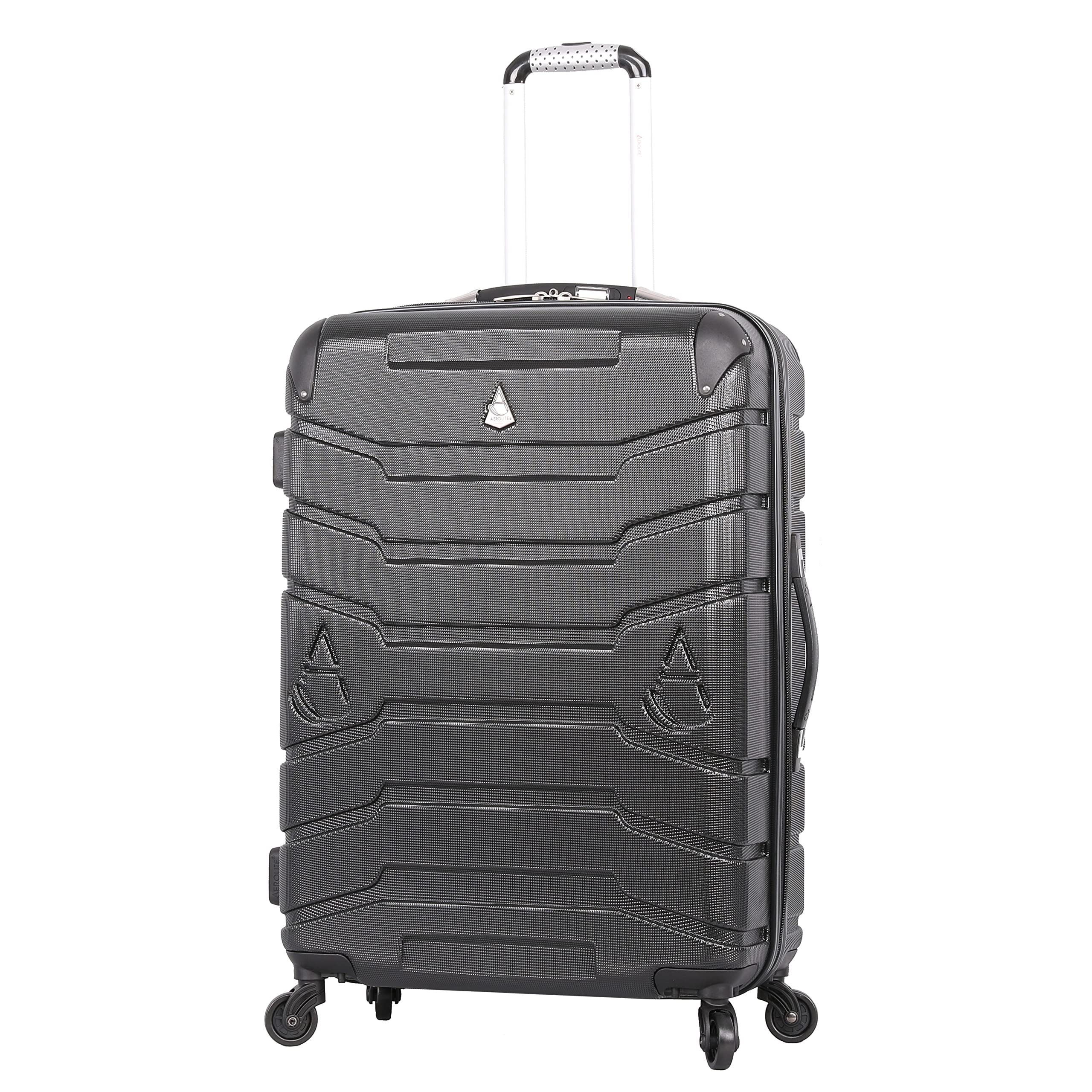 Buy Medium ABS Hard Shell Travel Checked Hold Check in Spinner Luggage ...
