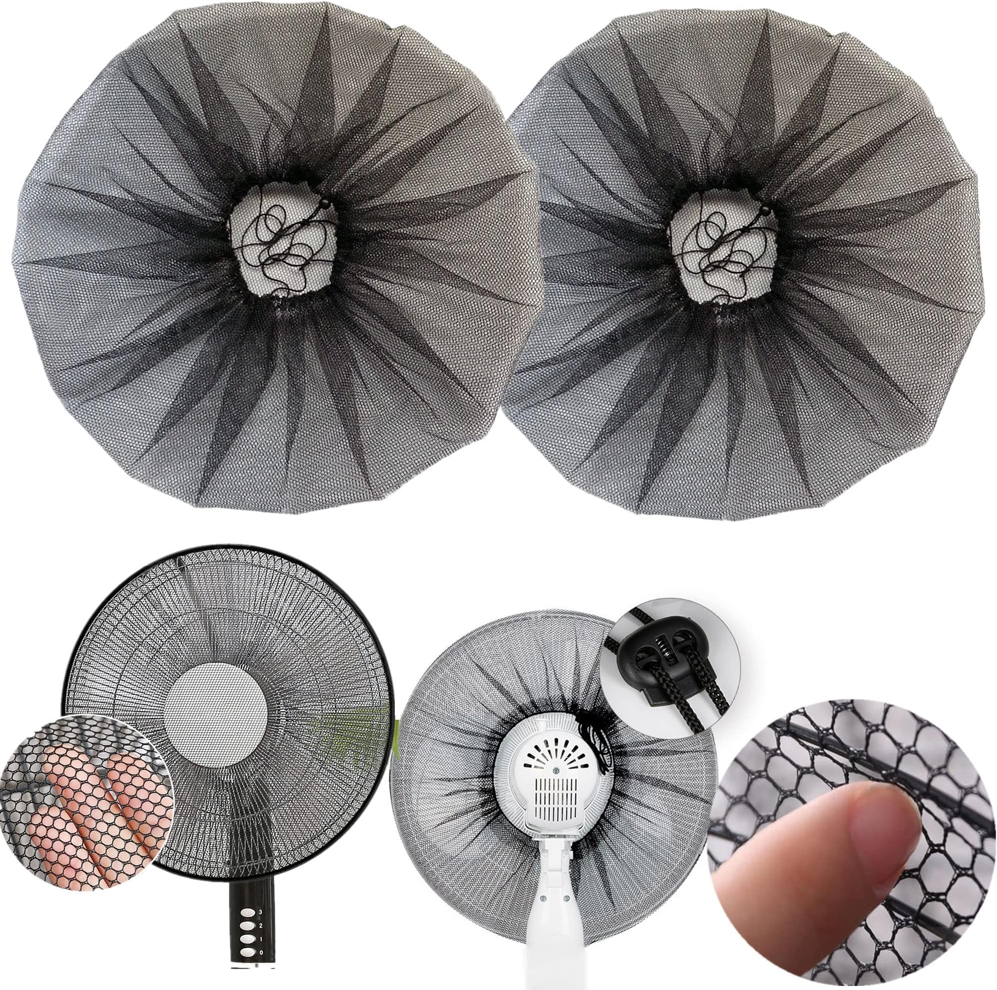 Amazon.com: 2 Pack Summer Fan Safety Protection Cover, Round Electric ...
