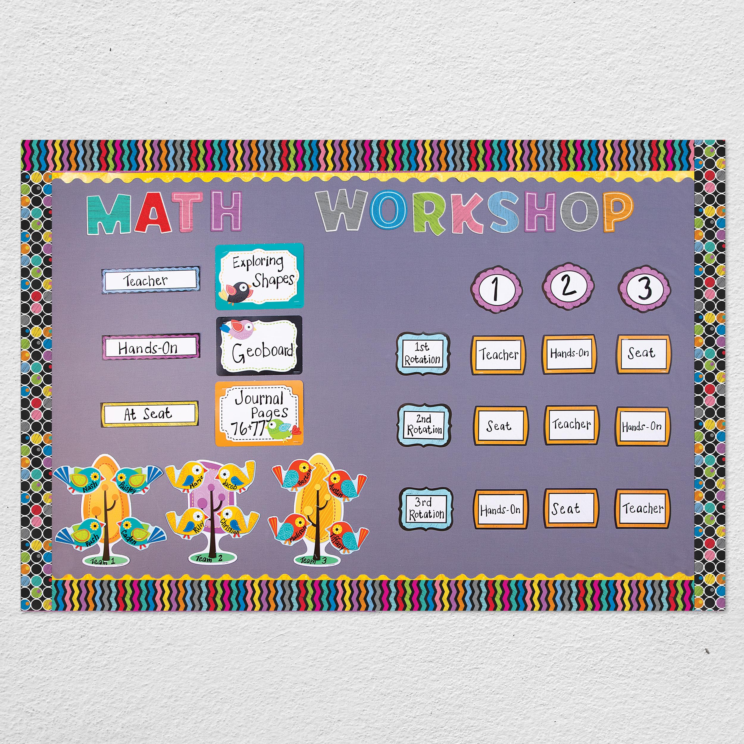 Snapklik.com : Carson Dellosa 36-Piece Chalkboard Frames Cutouts, Colorful Cardstock Labels For ...