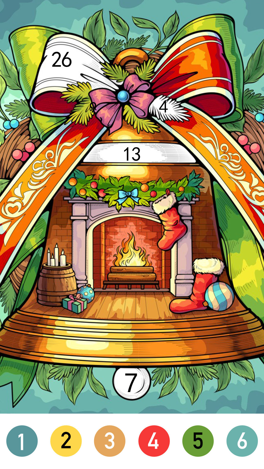 Christmas Color by Number Game - App on Amazon Appstore