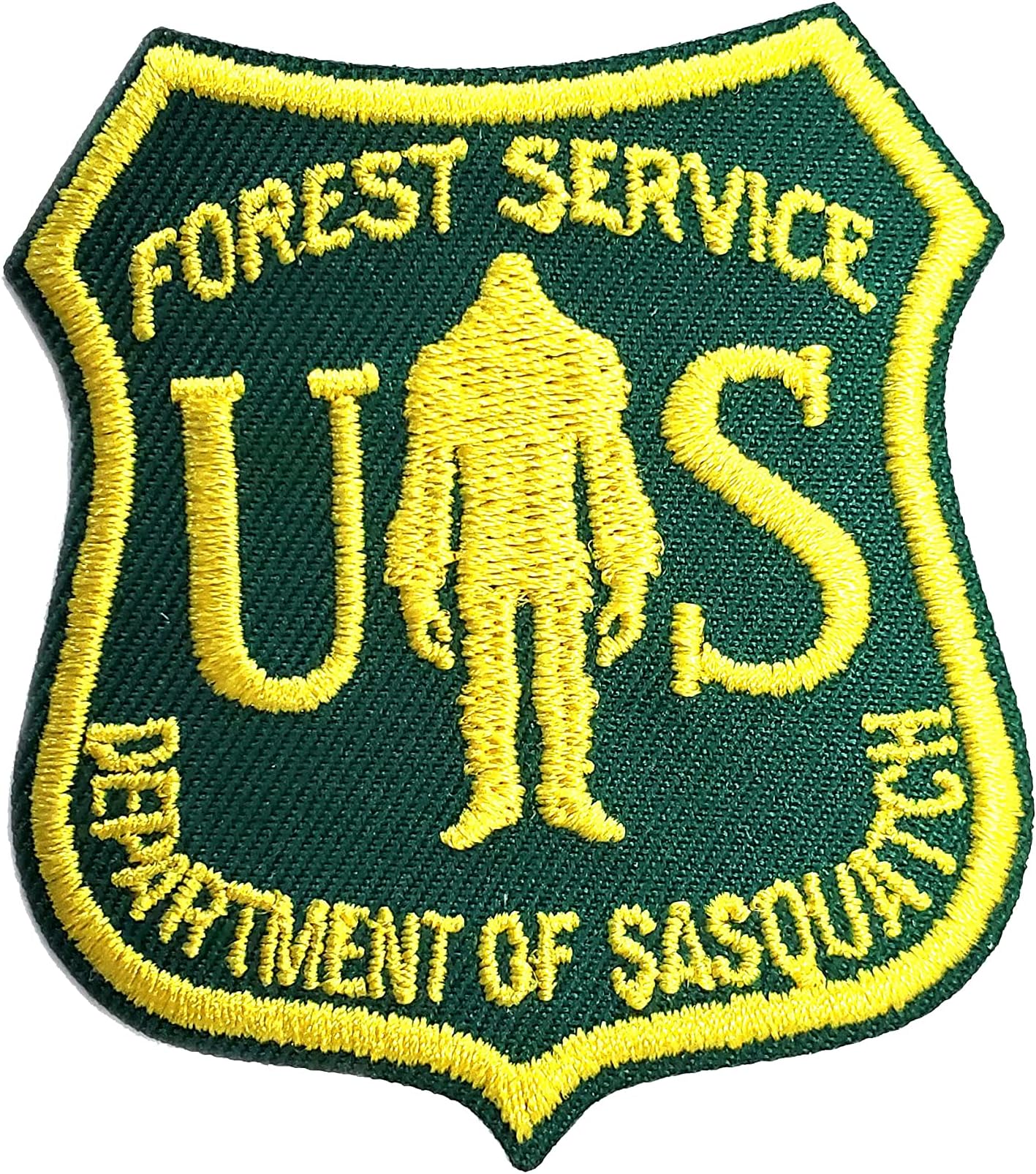 Amazon.com: Believe I Know I've Seen Bigfoot Sasquatch Arrow Head Forest Scene Embroidered ...