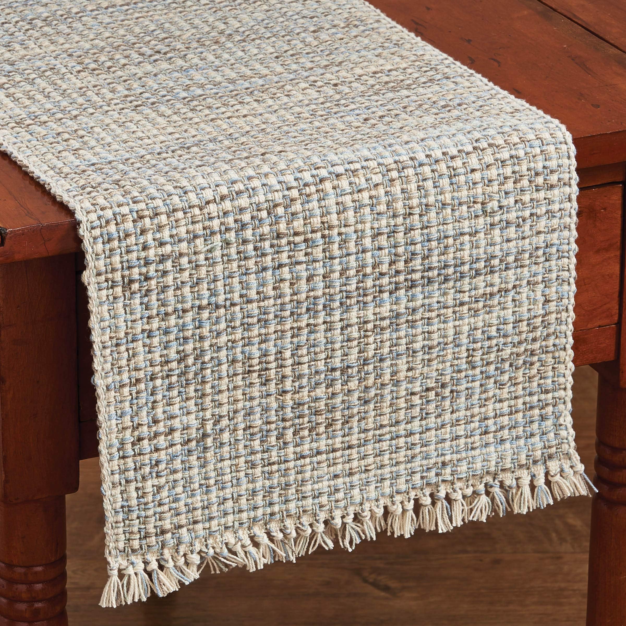 Amazon.com: Park Designs Denim Tweed Table Runner 36" L : Home & Kitchen