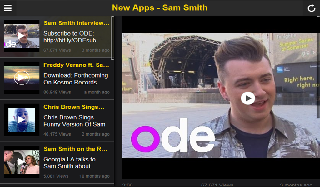 New Apps - Sam Smith - App on Amazon Appstore