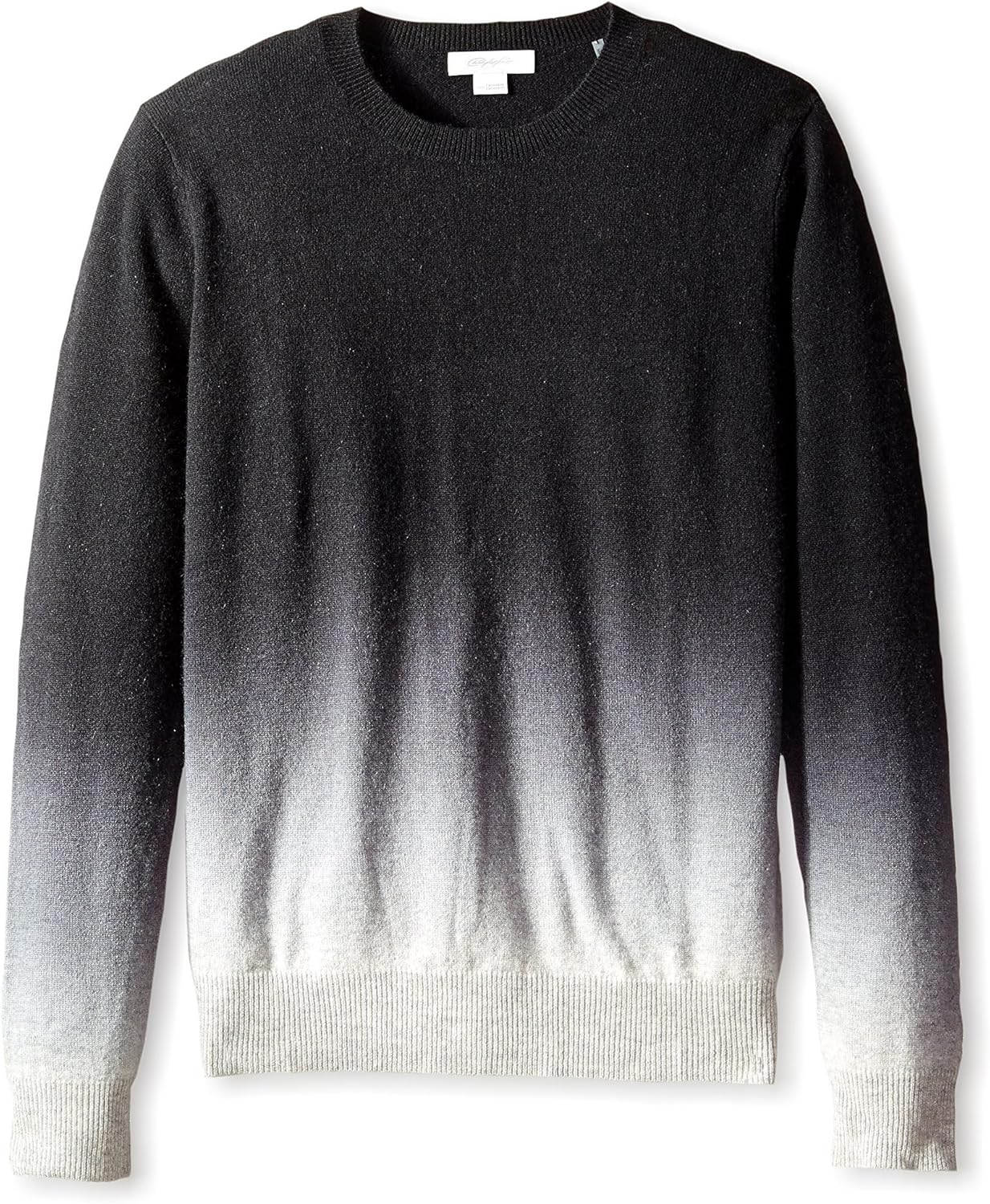 Christopher Fischer Men's Dip Dye Cashmere Sweater, Sparkler/Black, S ...