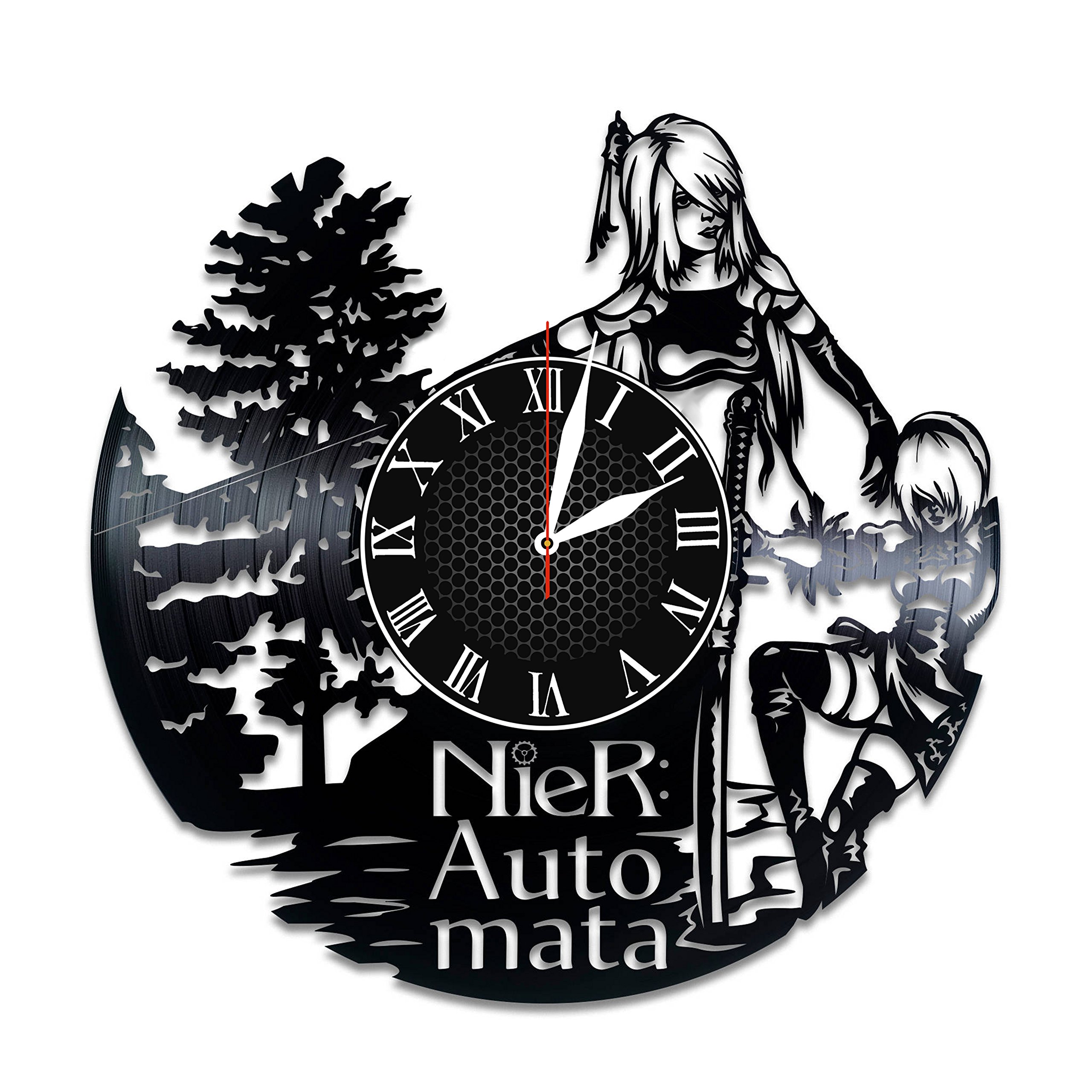 Buy Olha Art Design Nier Automata vinyl clock, Nier Automata wall Nier ...