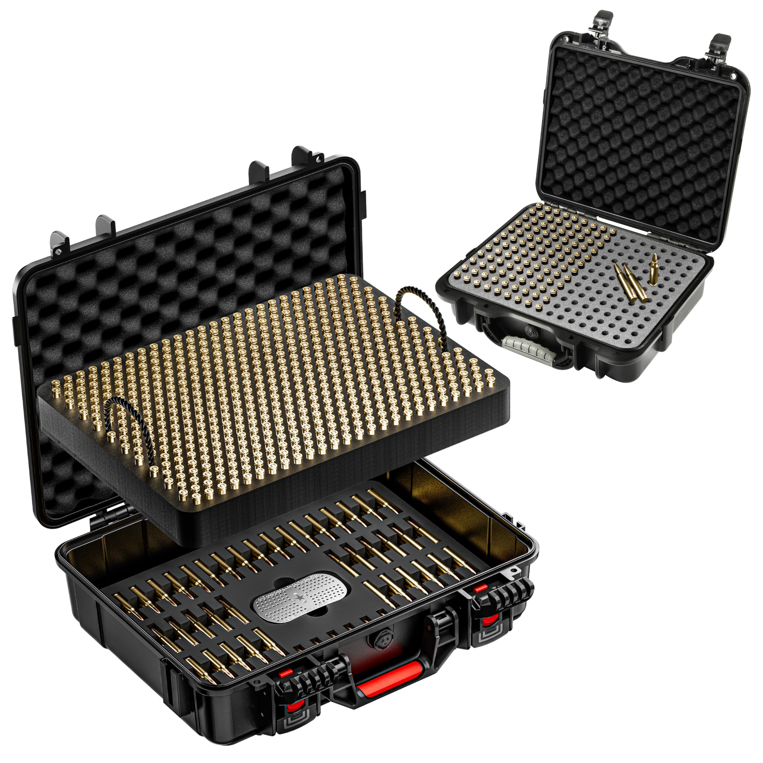 Amazon.com: Kinghardcase 500-600 Round 5.56 Ammo Case with Desiccant ...