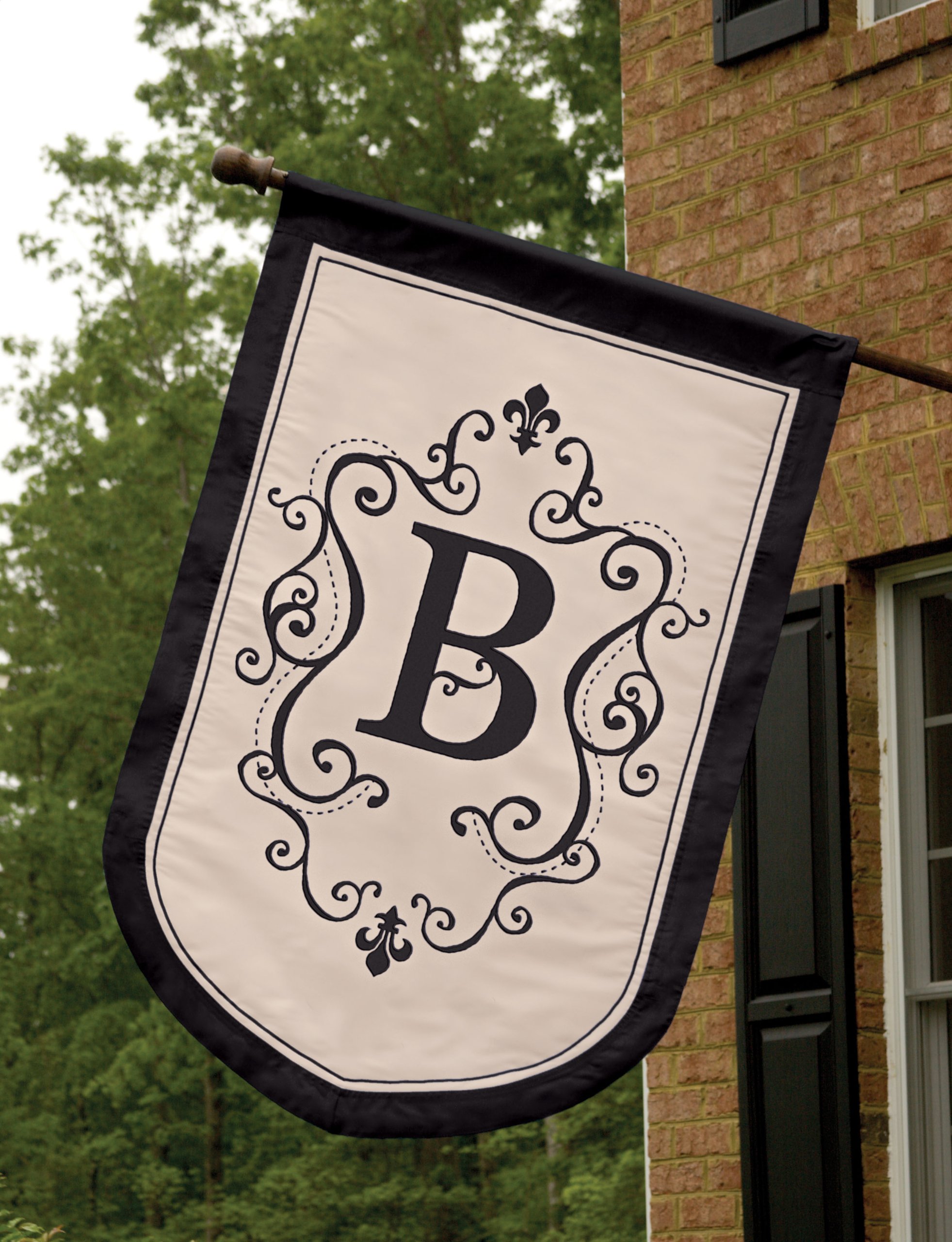 Monogram Yard Flags