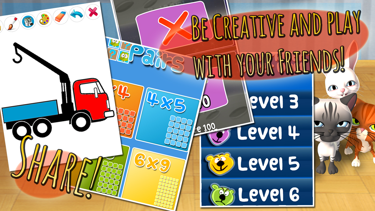 Talking 3 Friends Cats & Bunny (Free) - App on Amazon Appstore
