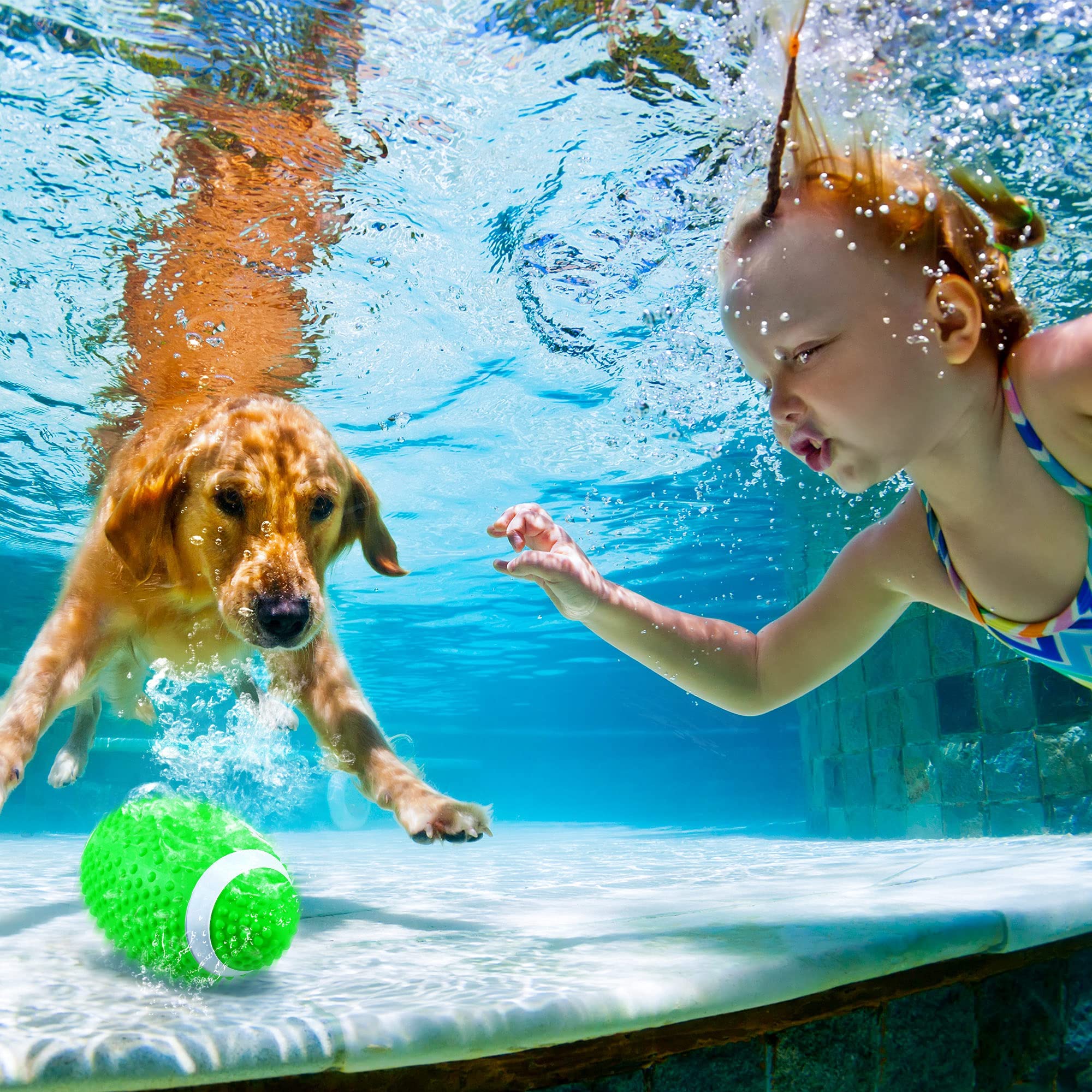 Snapklik.com : Hiboom Swimming Pool Football - Underwater Passing And ...